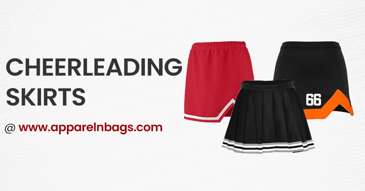 Custom Cheerleading Skirts | Cheer Skorts at ApparelnBags