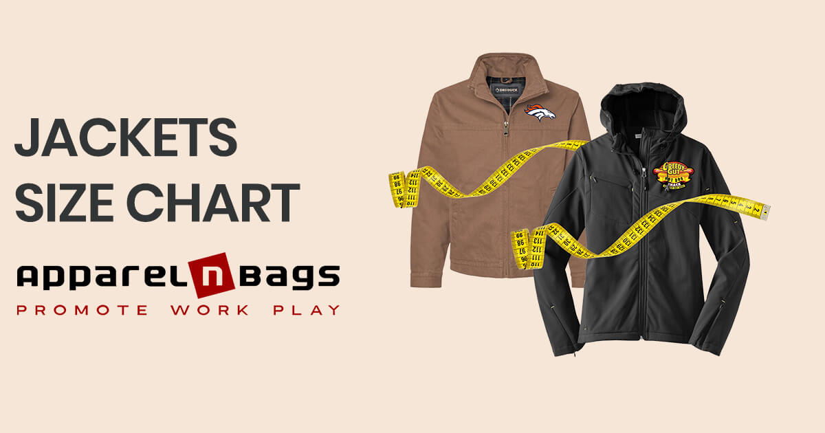 Jacket Size Chart and Jacket Measurement Guide - Apparelnbags