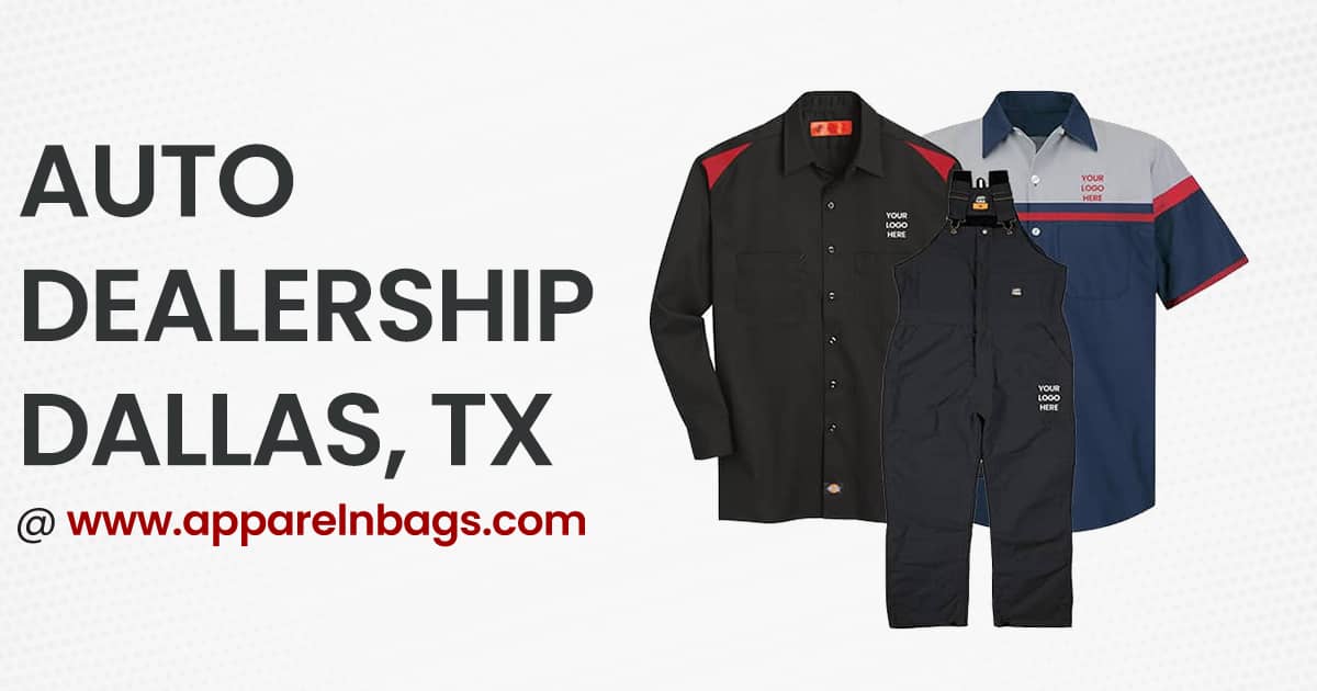 Shop Custom Automotive Workwear in Dallas, Texas