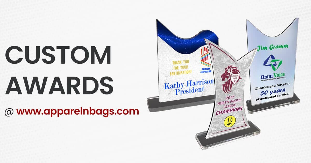 Custom Awards and Personalized Awards for your Events and Business