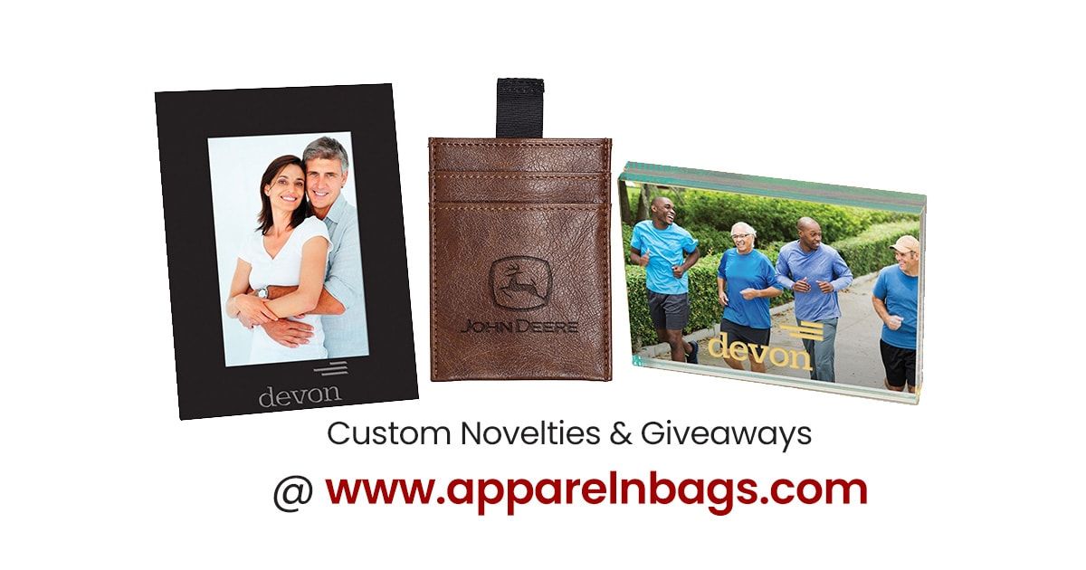 Custom Novelties Giveaways for Every Occasion | ApparelnBags