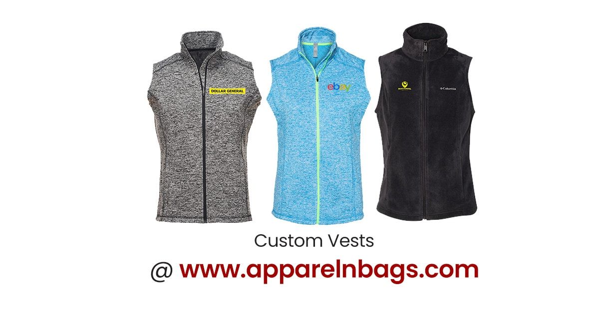 Shop Buy Custom Embroidered And Printed Vests With Your Logo