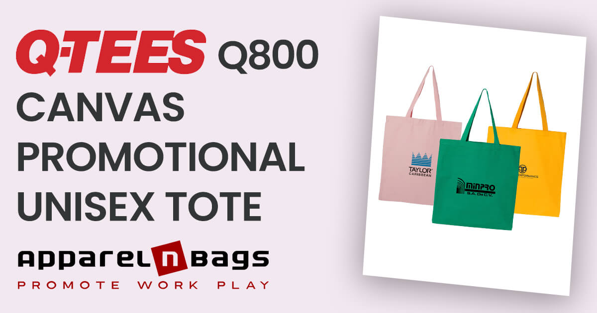 Shop Q-Tees Q800 Promotional Tote Bag | ApparelnBags