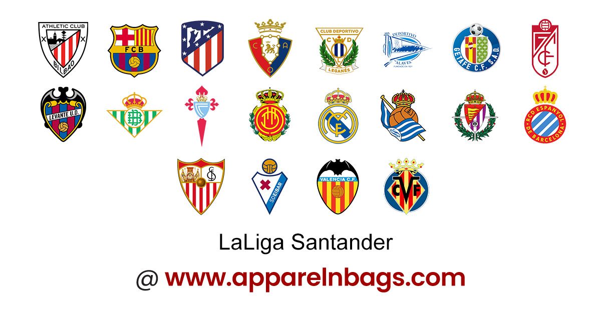 LaLiga Color Codes - Hex, RGB, CMYK - ApparelnBags