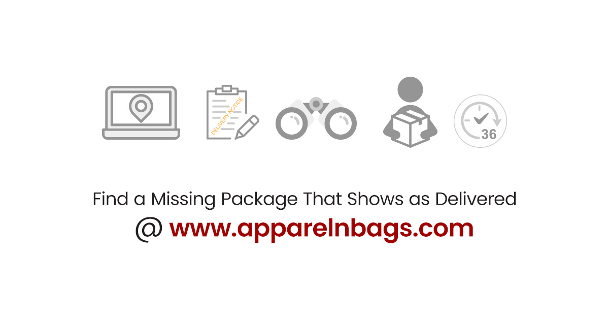 Find a Missing Package Showing Delivered Status here