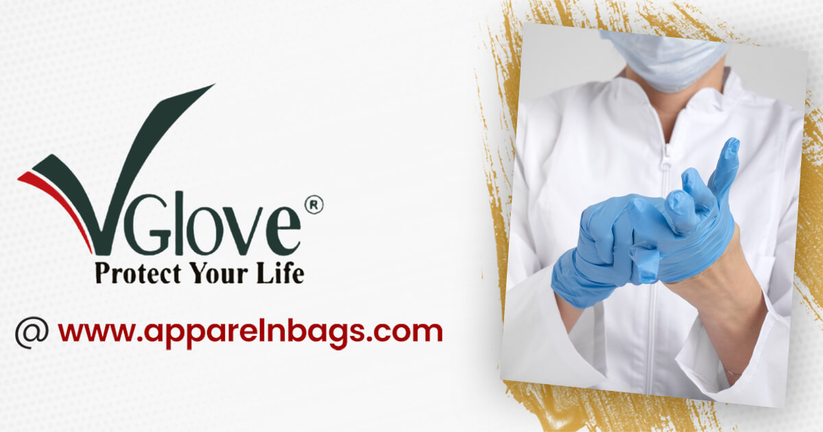 Shop Vglove Nitrile Examination Glove in Bulk | ApparelnBags