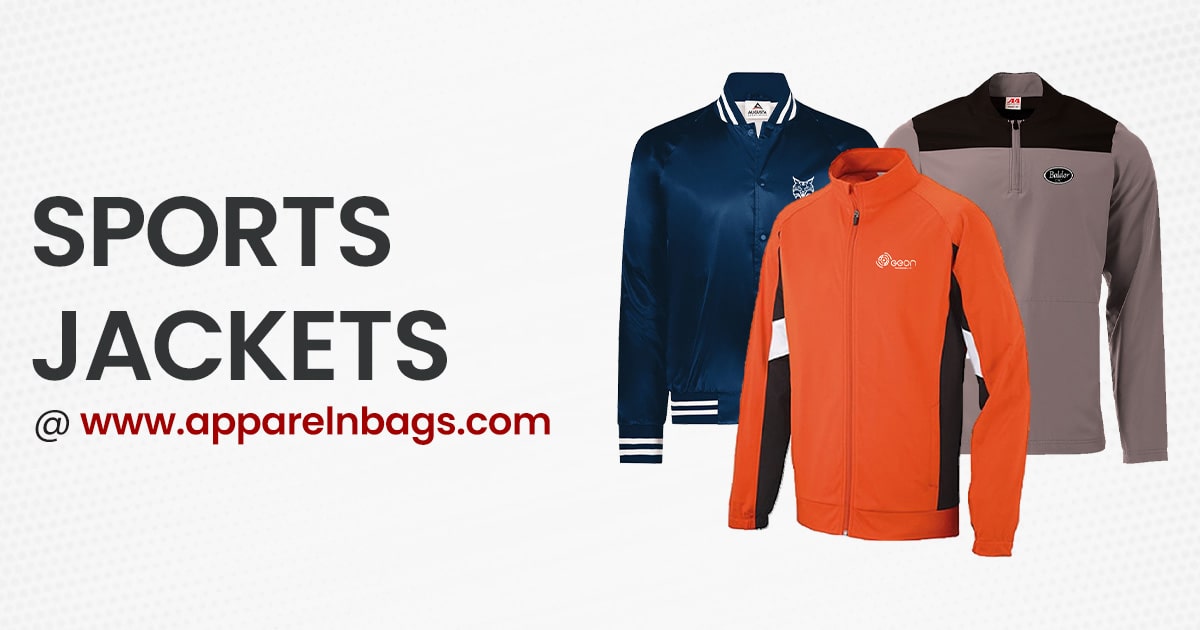 Affordable and Stylish Custom Sports Jackets at ApparelnBags