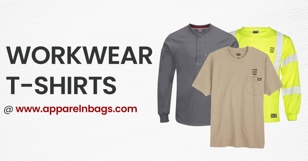 Custom Work T Shirts in Bulk at ApparelnBags.Com | Shop Now!