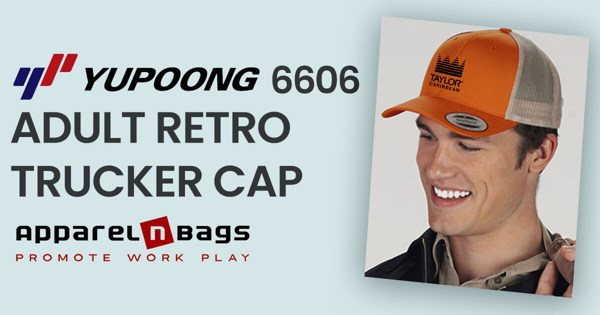 Yupoong 6606 Adult Retro Trucker Cap - Shop at ApparelnBags.com