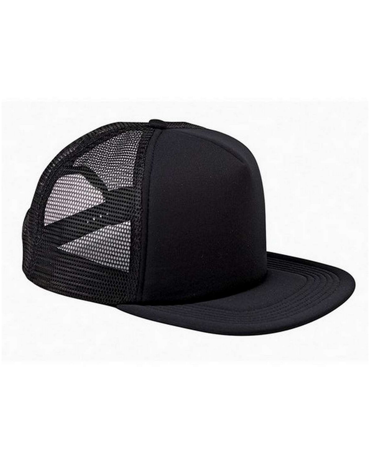 Big Accessories BX030 5 Panel Foam Front Trucker Cap