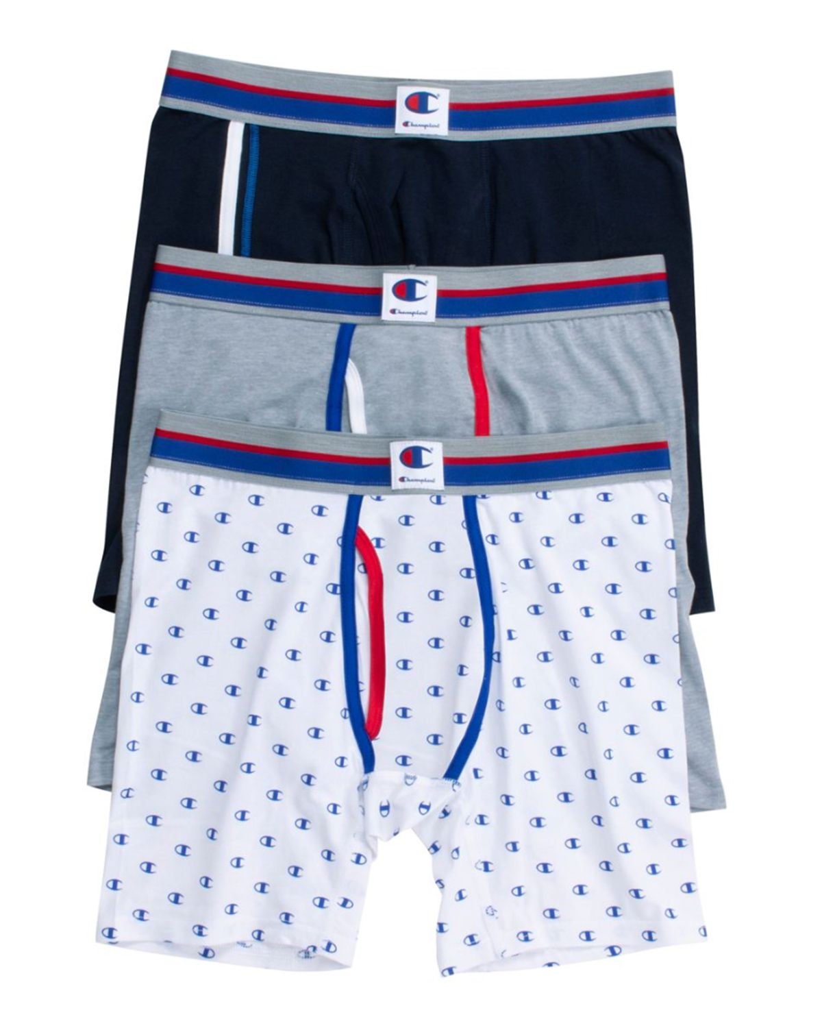 Champion CABBA1 Men's Everyday Comfort Boxer Briefs 3-Pack