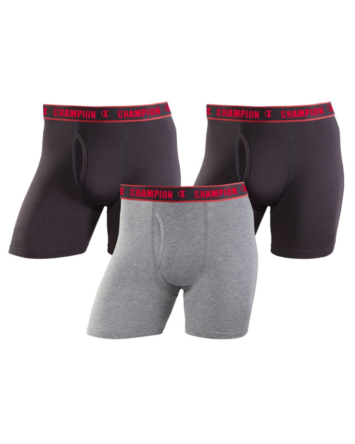 Champion CHCRBG Men's Cotton Performance Regular Leg Boxer Brief 3-Pack