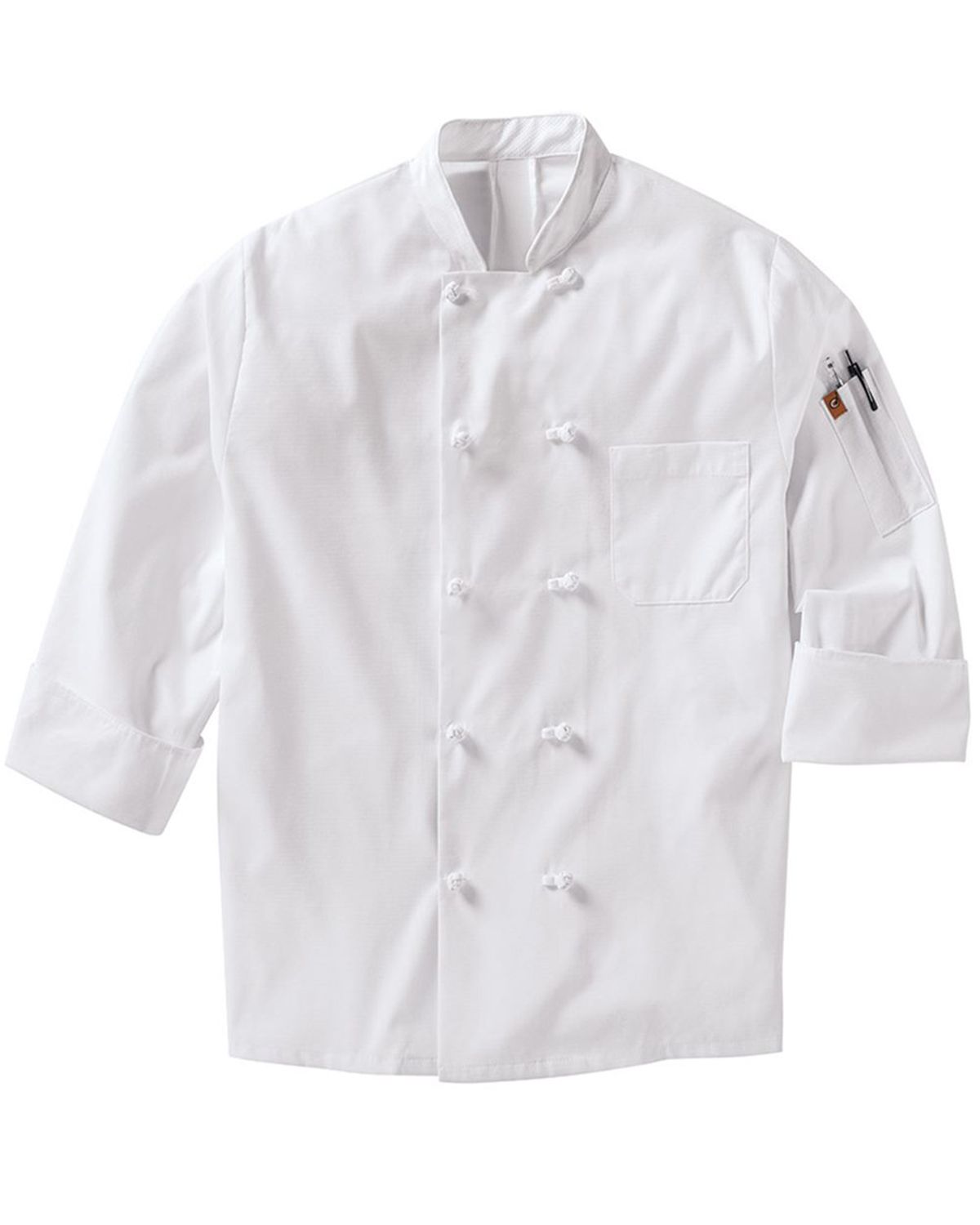 Chef Designs 044X Mimix Ten Knot Button Chef Coat with Oilblok - Free ...