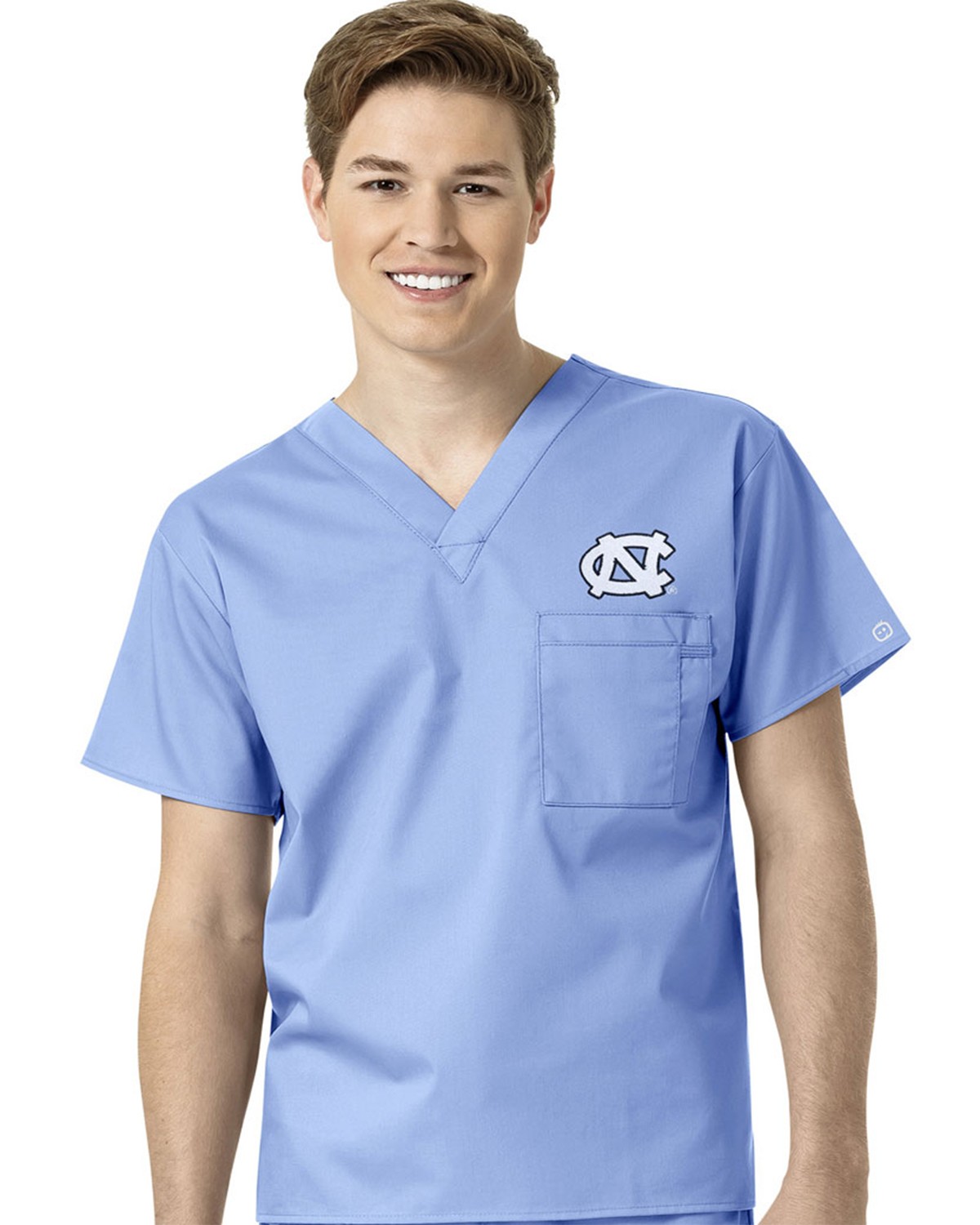 Collegiate 100UNC1 | Collegiate 100UNC1 Unc Logo 1 Unisex V-Neck