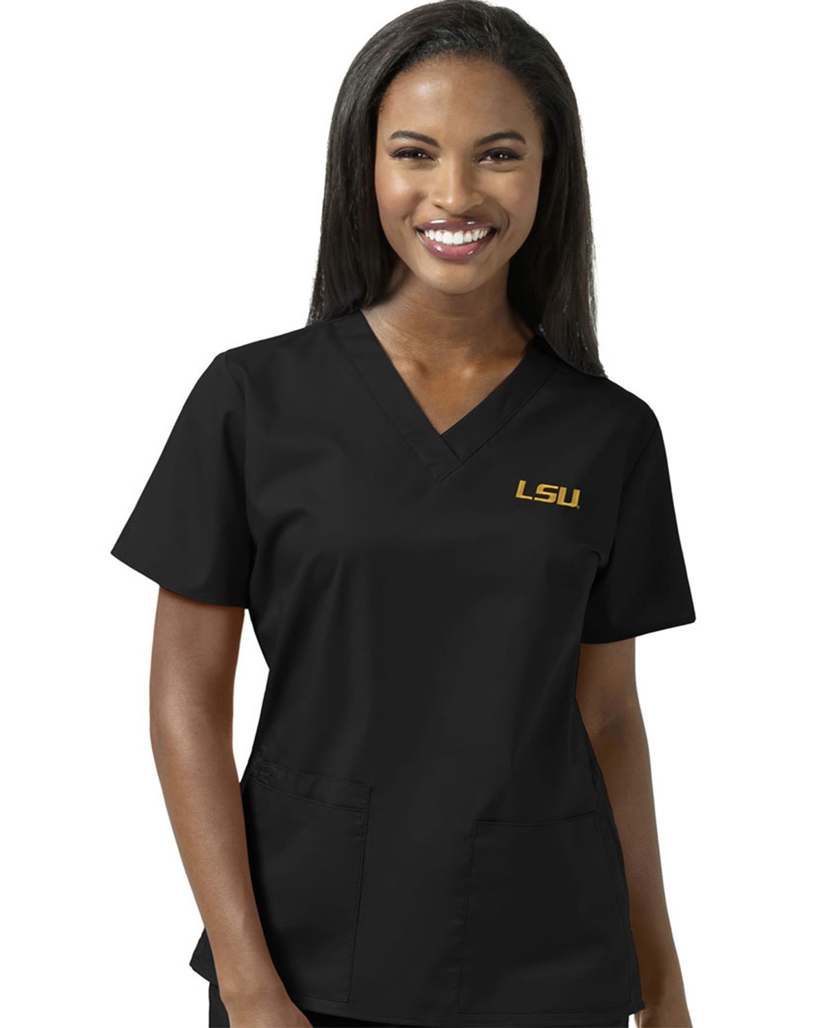 Collegiate 101LSU1 | Collegiate 101LSU1 Women's Lsu Logo 1 V-Neck