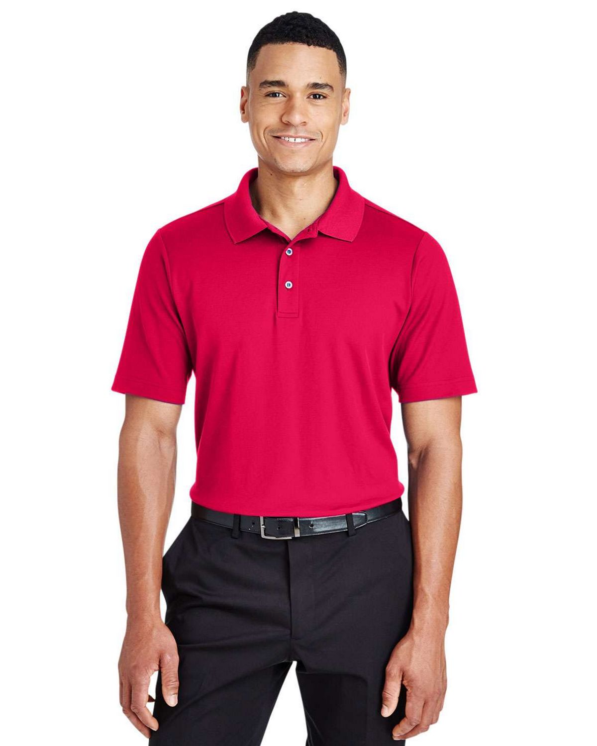 Devon & Jones DG20 Men's CrownLux Performance Plaited Polo Shirt