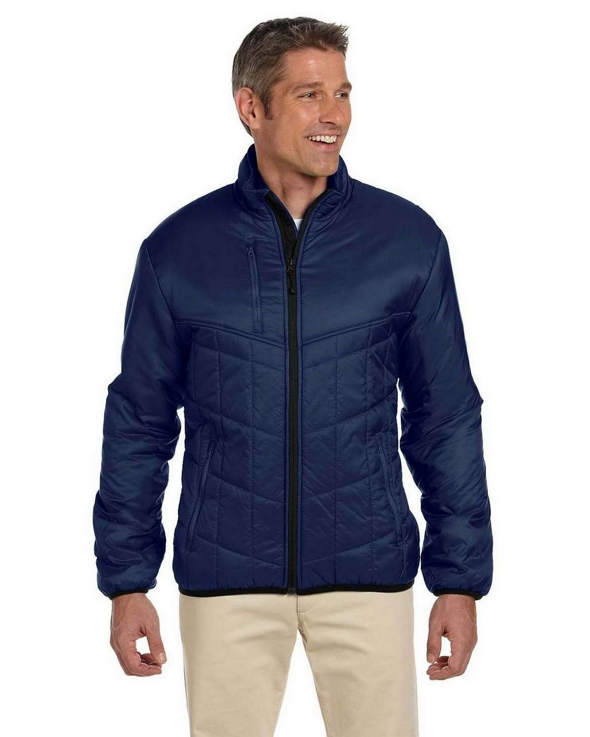 Devon & Jones D797 | Devon & Jones D797 Men's Mini Polyfill Jacket