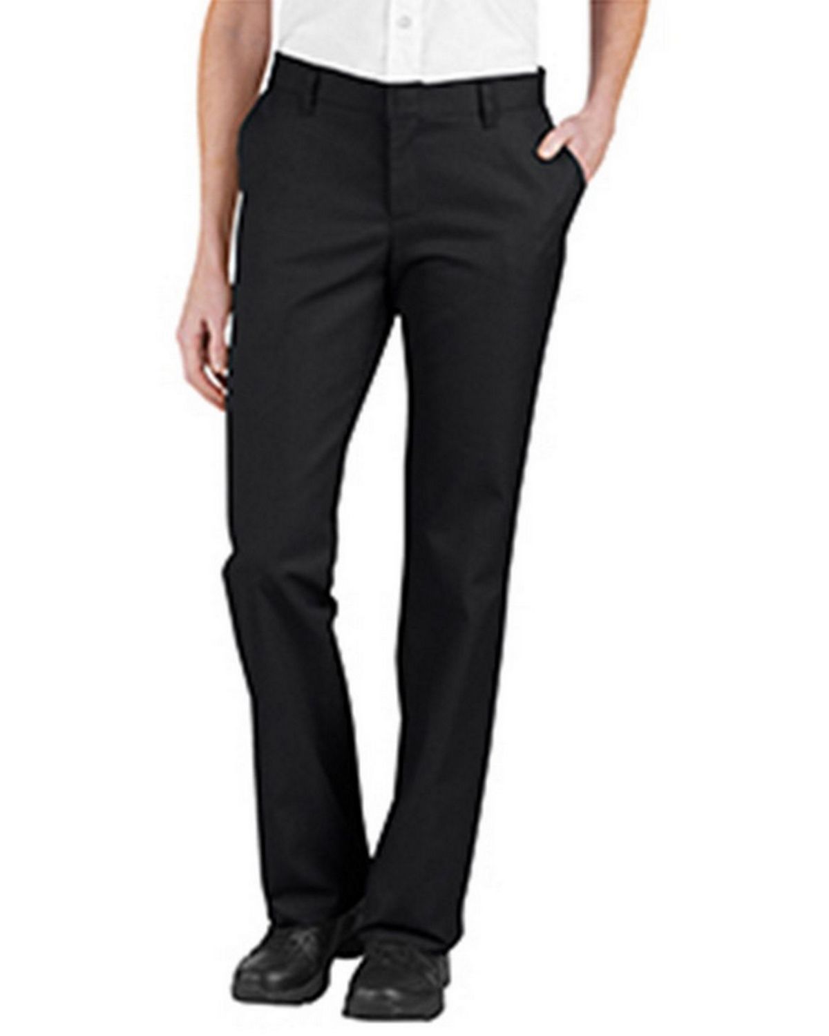 Dickies FP322 Ladies Relaxed Fit Flat Front Twill Pant