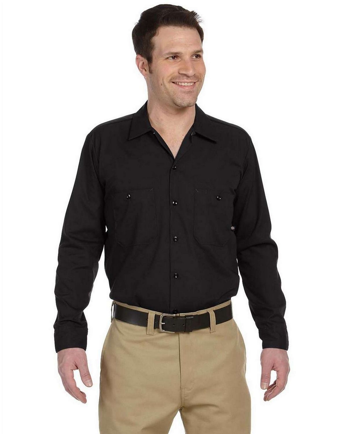 Dickies Ll535 Dickies Ll535 Mens Industrial Long Sleeve Work Shirt