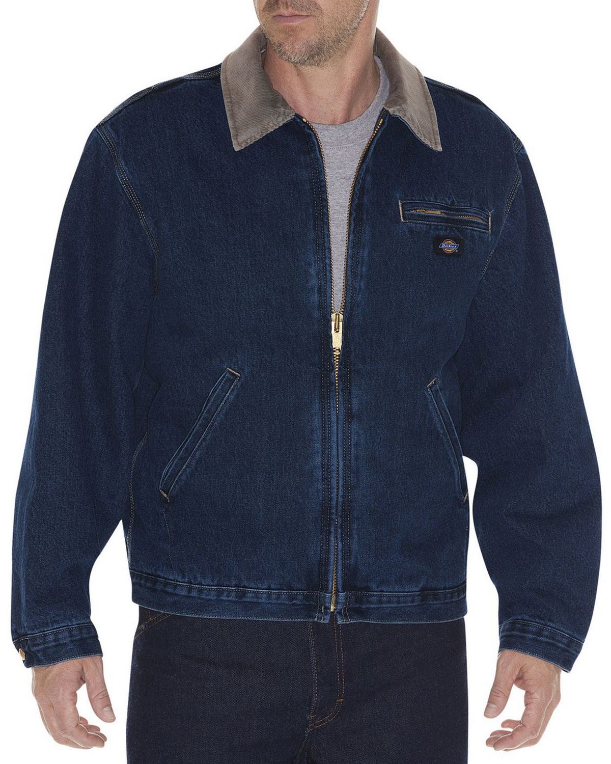 Dickies WD780 Men's Stone Washed Denim Jacket