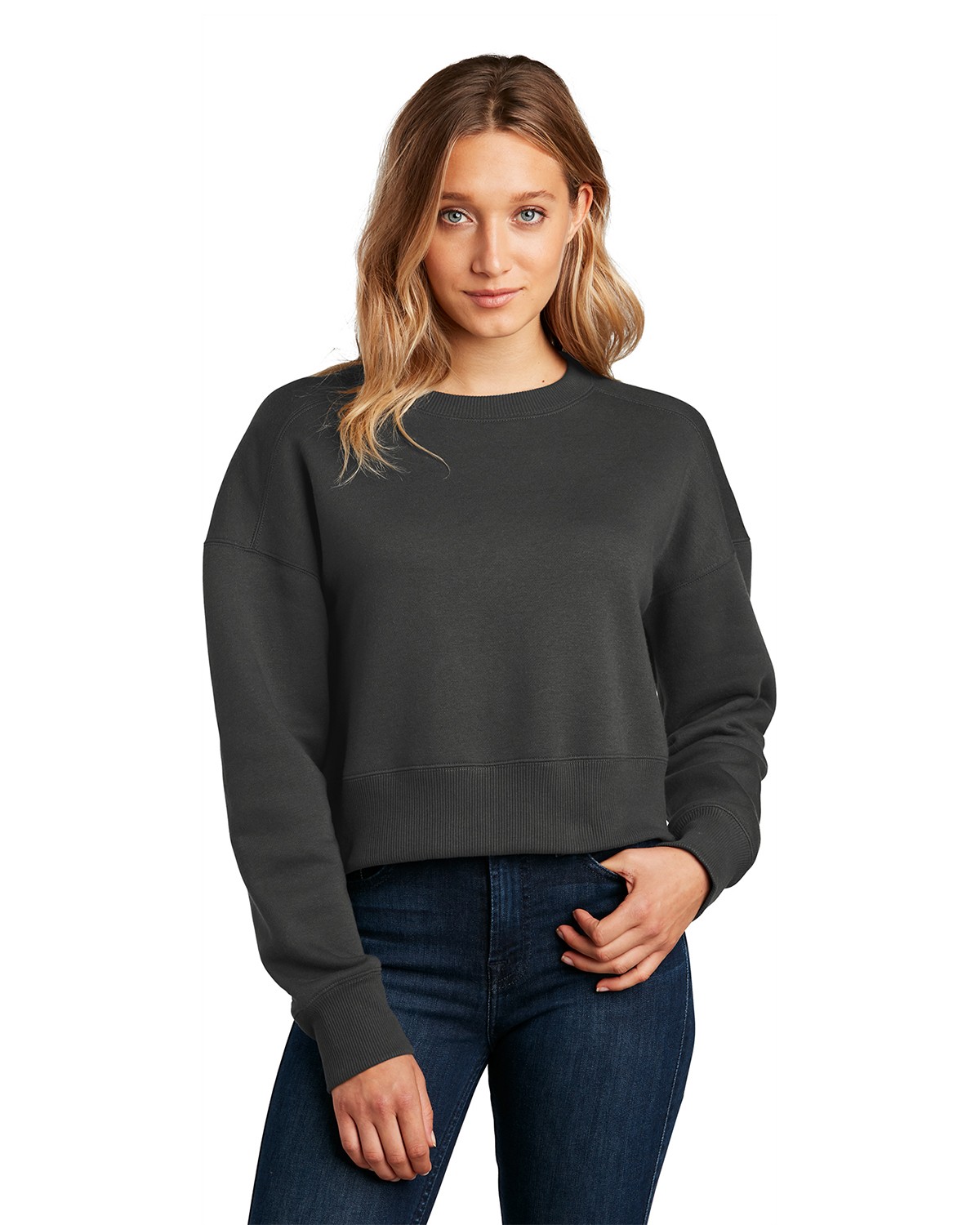 District DT1105 | District DT1105 Women's Perfect Weight Fleece Cropped ...