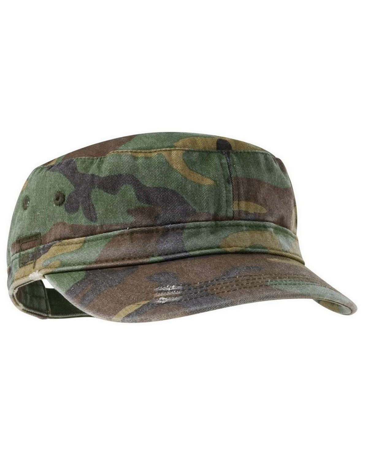 District DT605 Distressed Military Hat