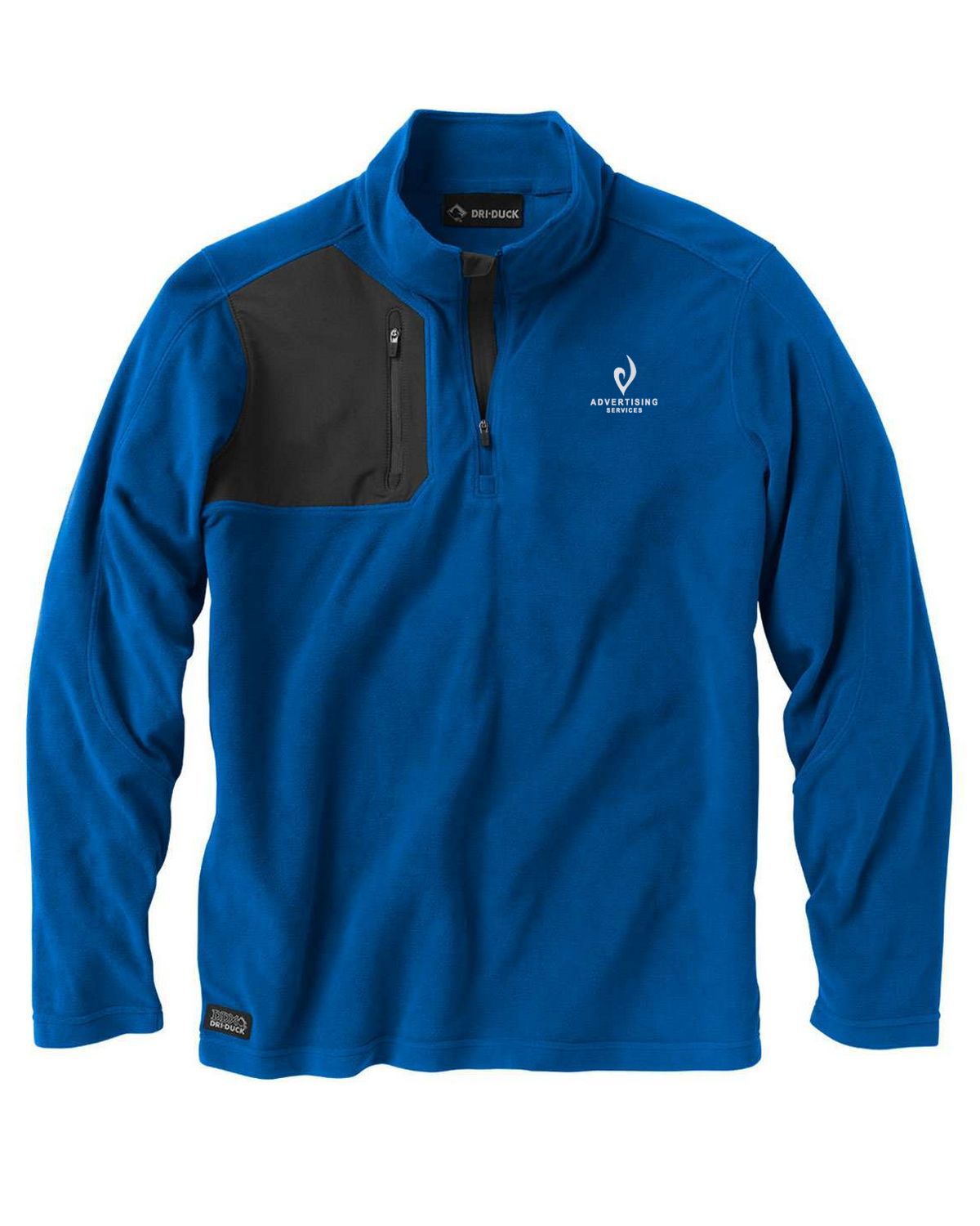 Dri Duck 7345 | Dri Duck 7345 Men's Nano Fleece TM 1/4 Zip Interval ...