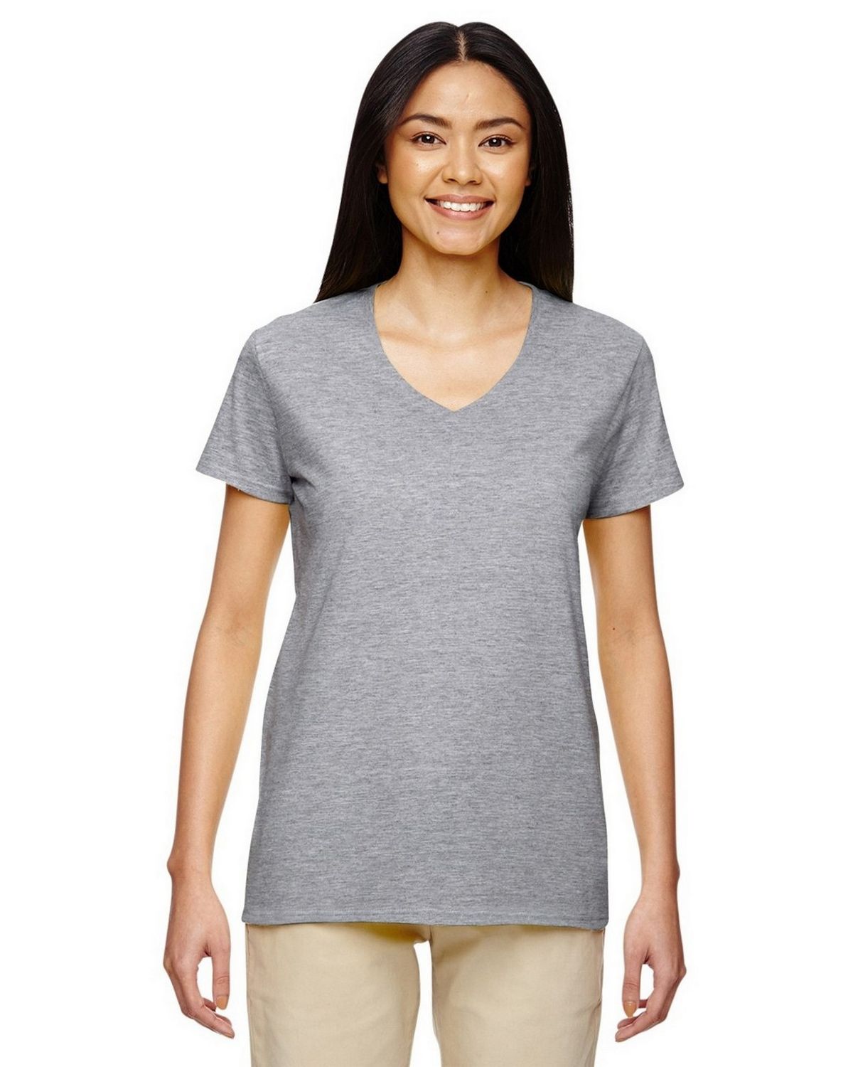 Gildan G500VL | Gildan G500VL Women's Heavy Cotton V Neck T Shirt