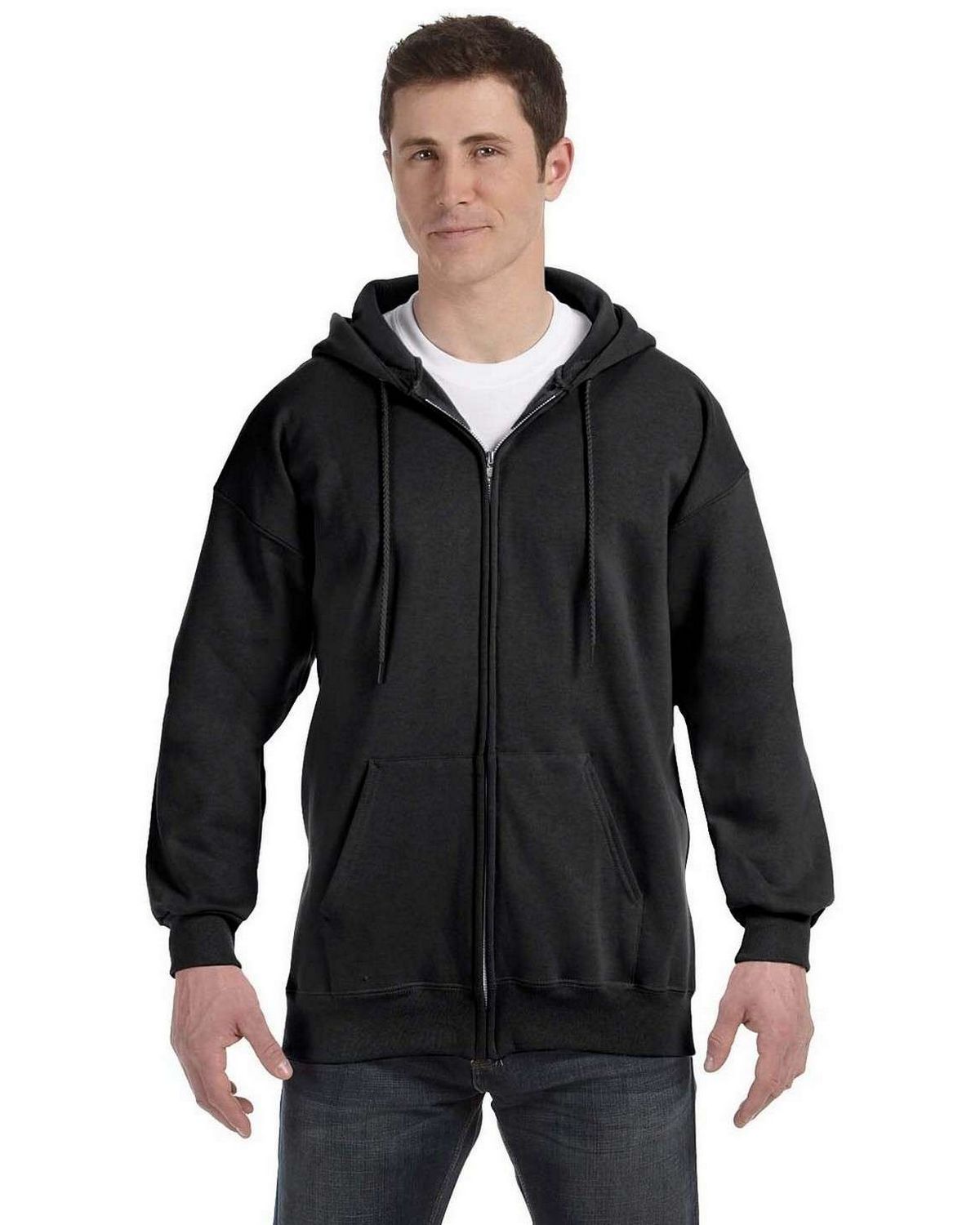 Hanes F280 | Hanes F280 Men's PrintProXP Full-Zip Hood