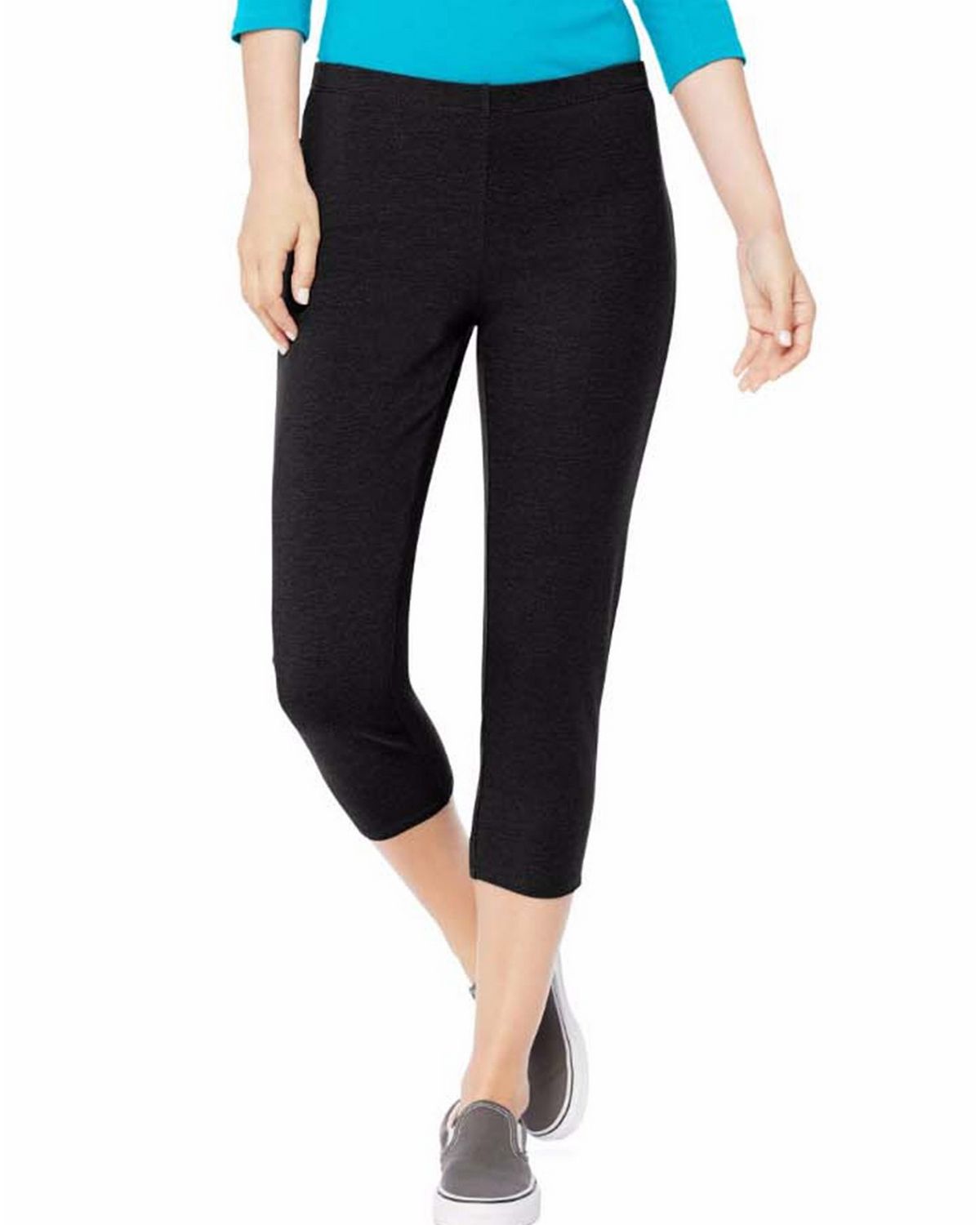 Hanes O9293 | Hanes O9293 Women's Stretch Jersey Capri