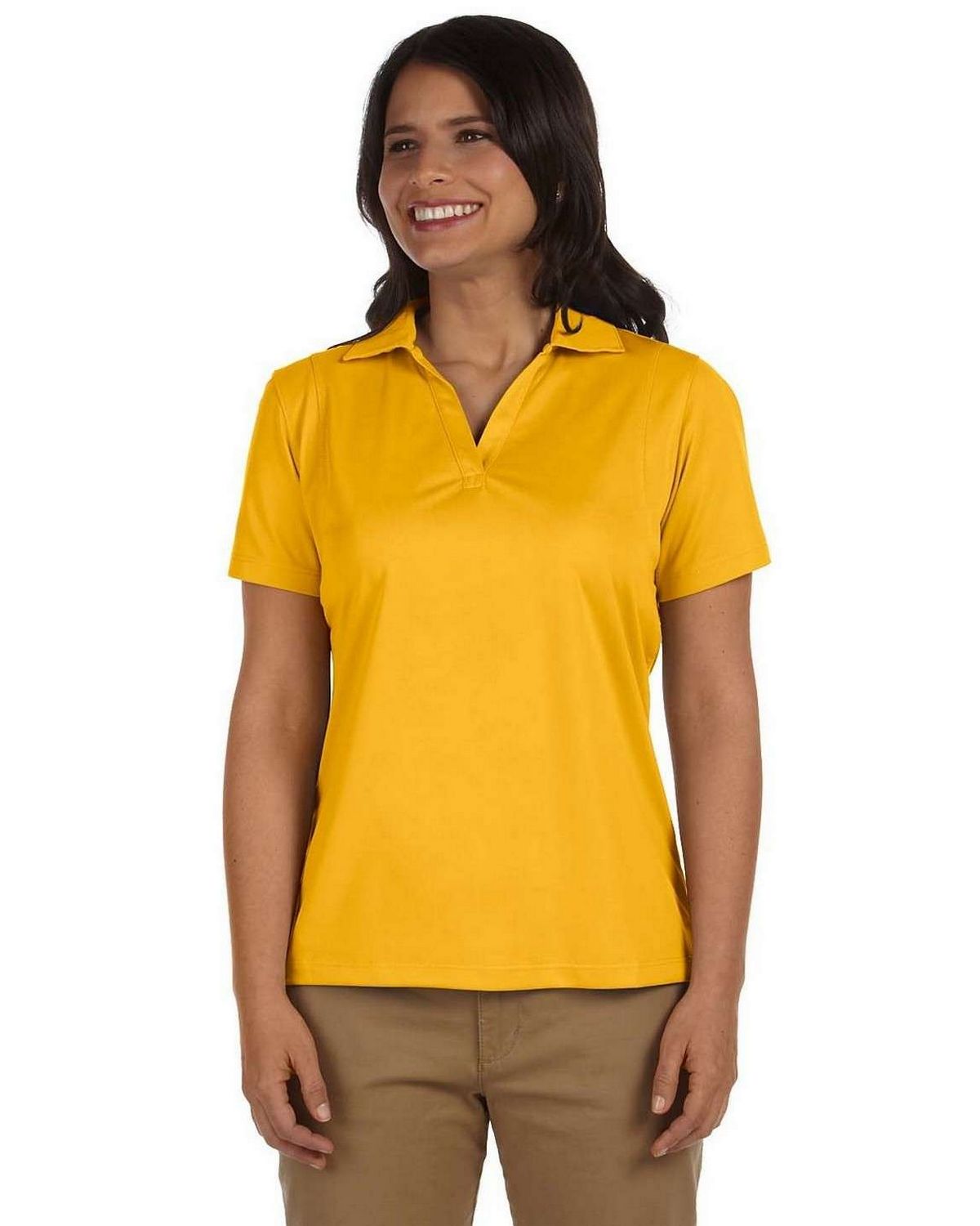 Harriton M354W Women's Micro Pique Polo