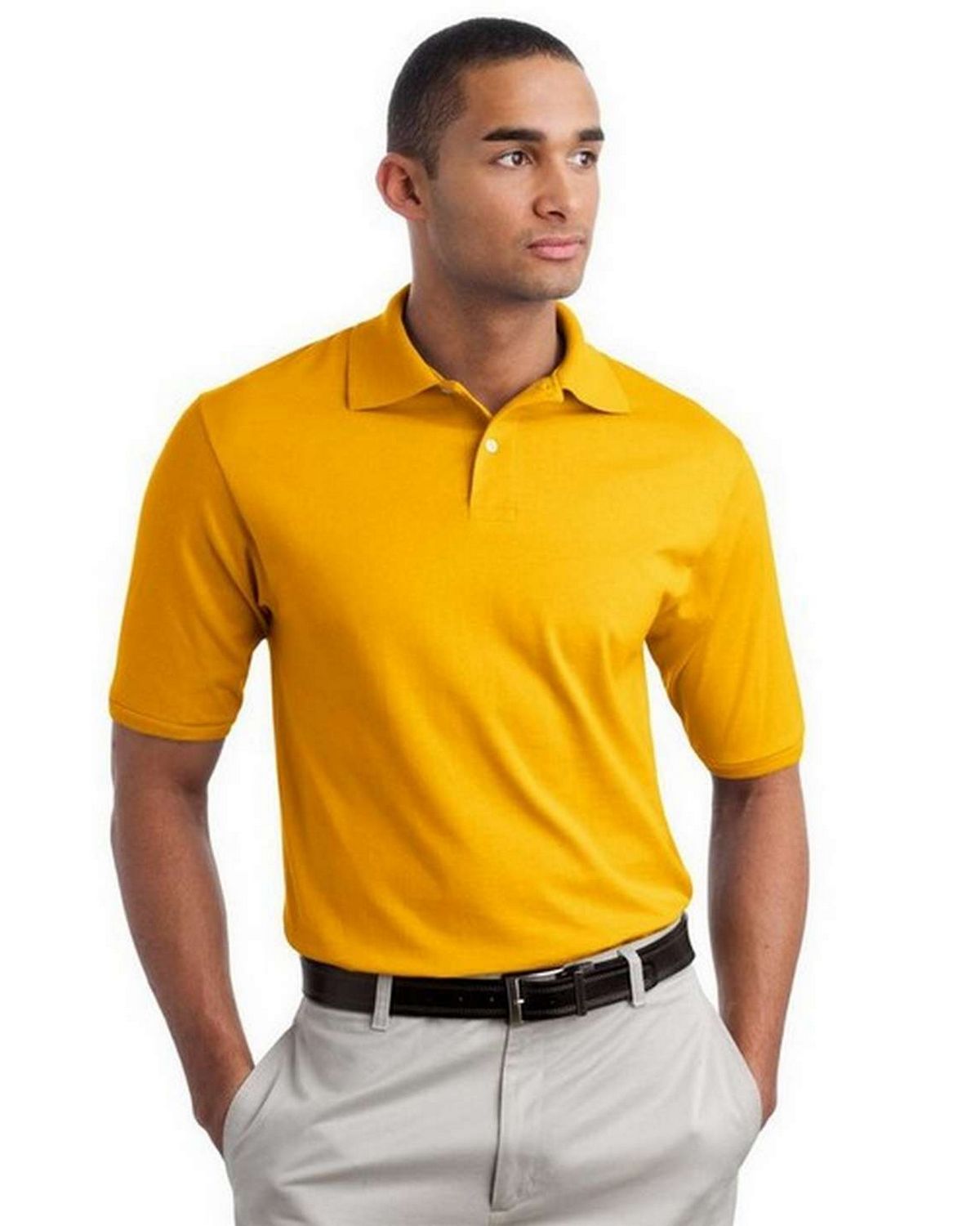 Jerzees 437M Men's SpotShield 5.6-Ounce Jersey Knit Sport Shirt