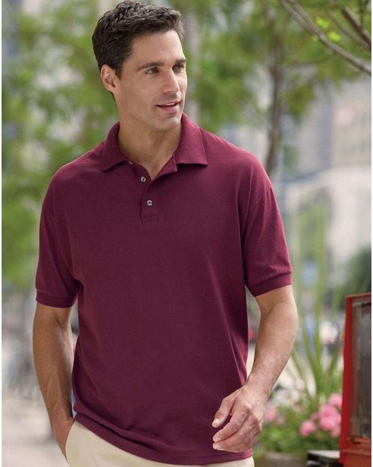 Jerzees J300 Men's 5.6 oz. 50/50 Blended Jersey Polo