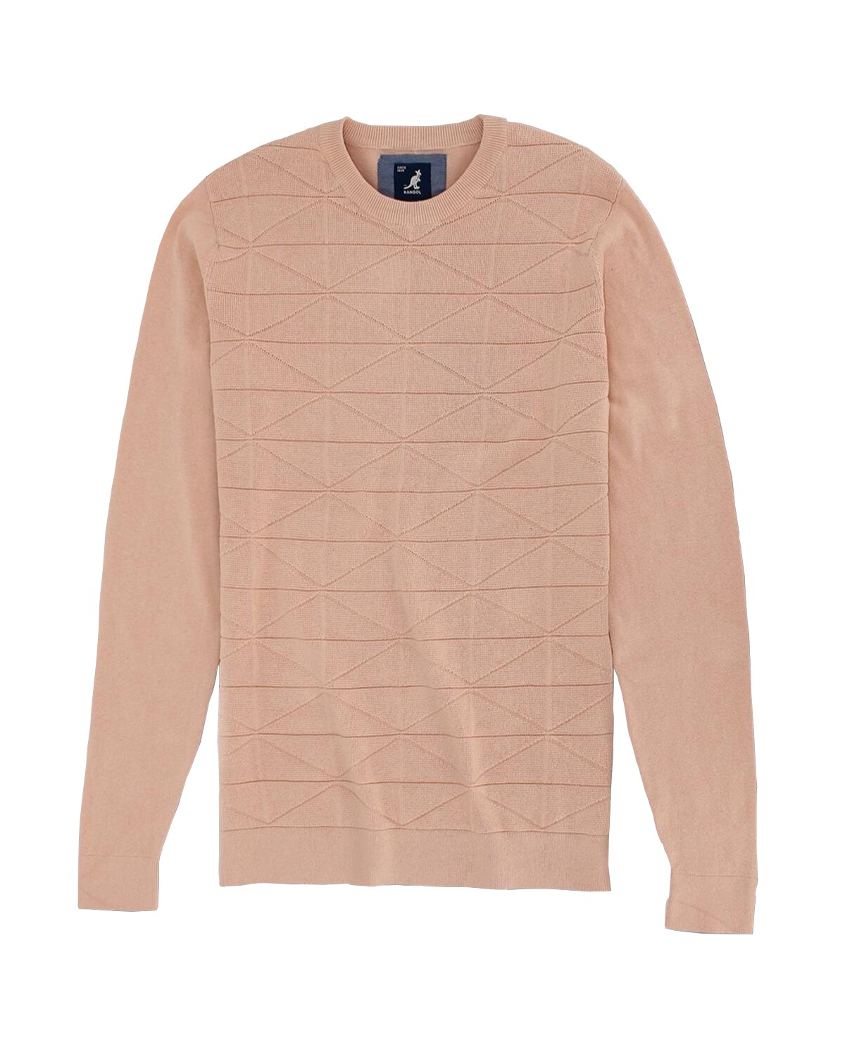 Kangol K9857 | Kangol K9857 Men's 12 GG Cotton Diamond Pattern Sweater