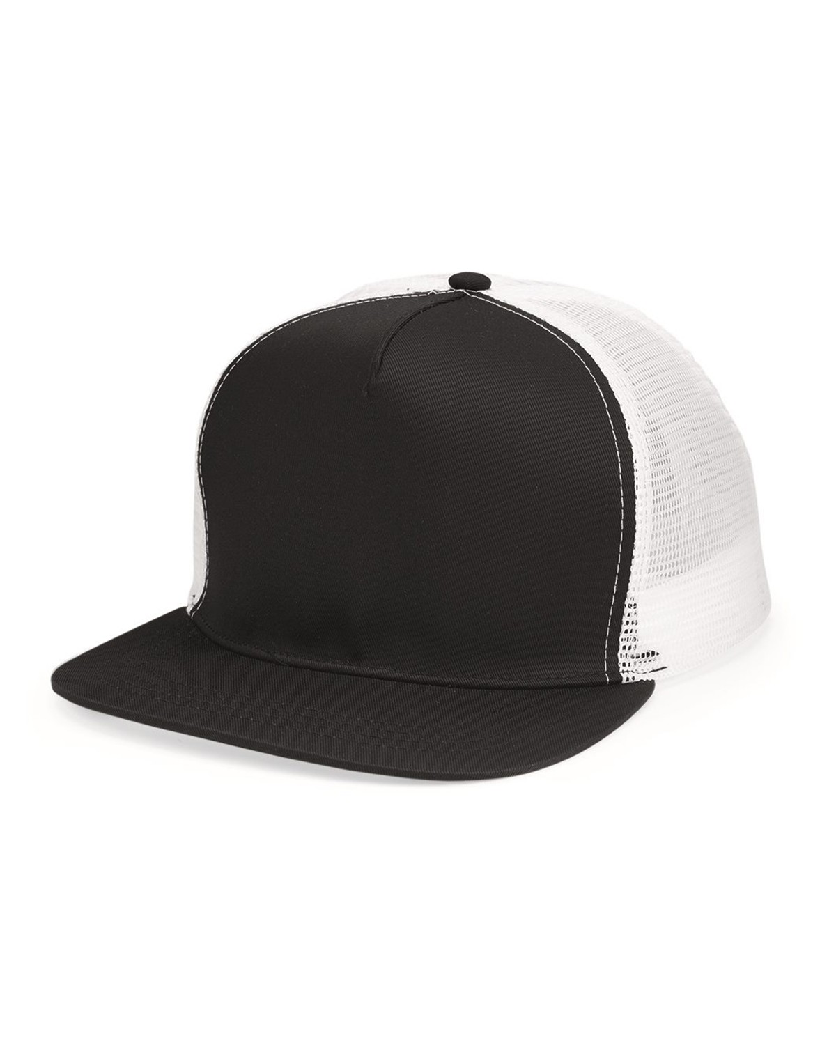 Mega Cap 6997C | Mega Cap 6997C Flat Bill Five-Panel Trucker Cap