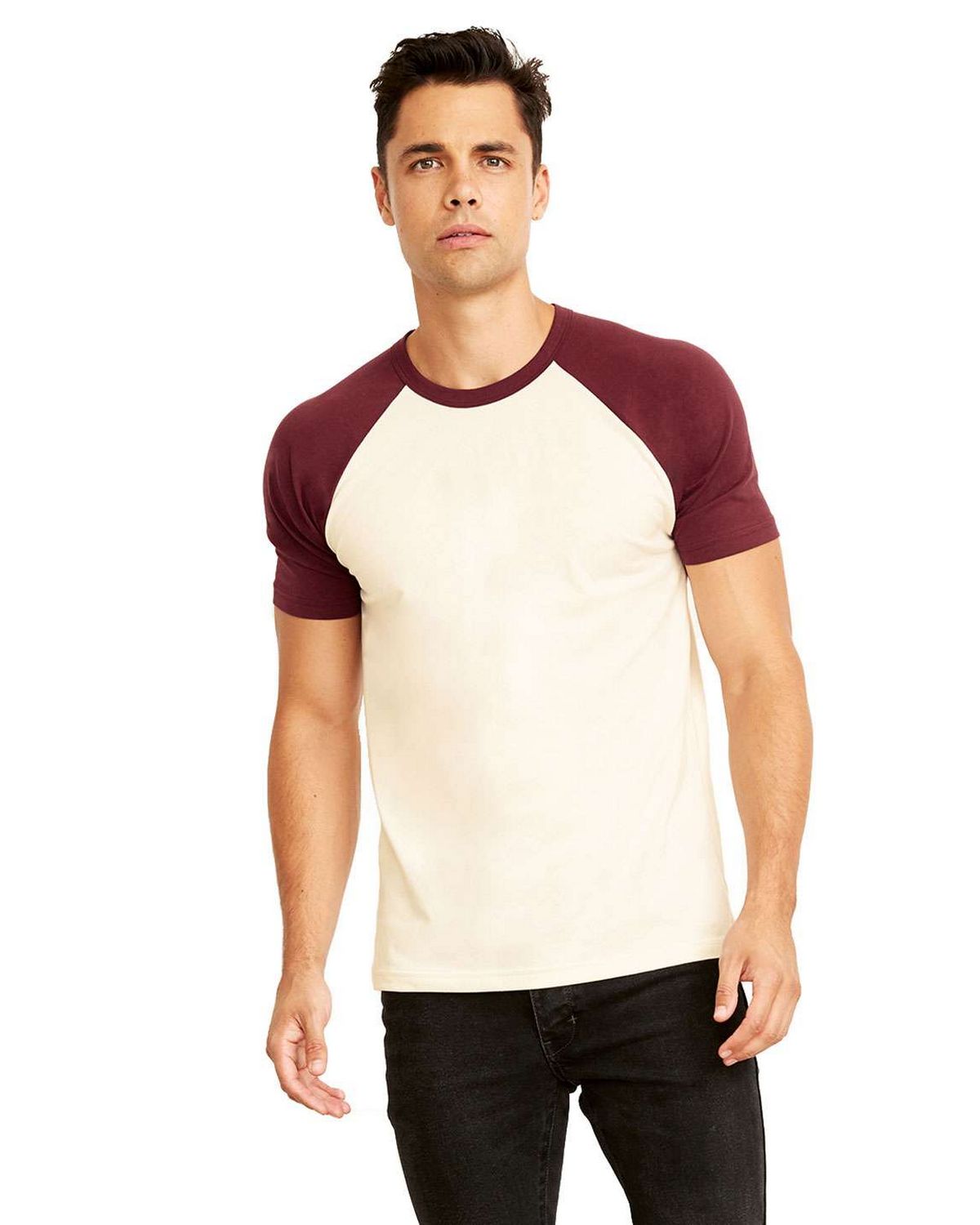 Next Level N3650 Raglan Short-Sleeve Unisex T-Shirt