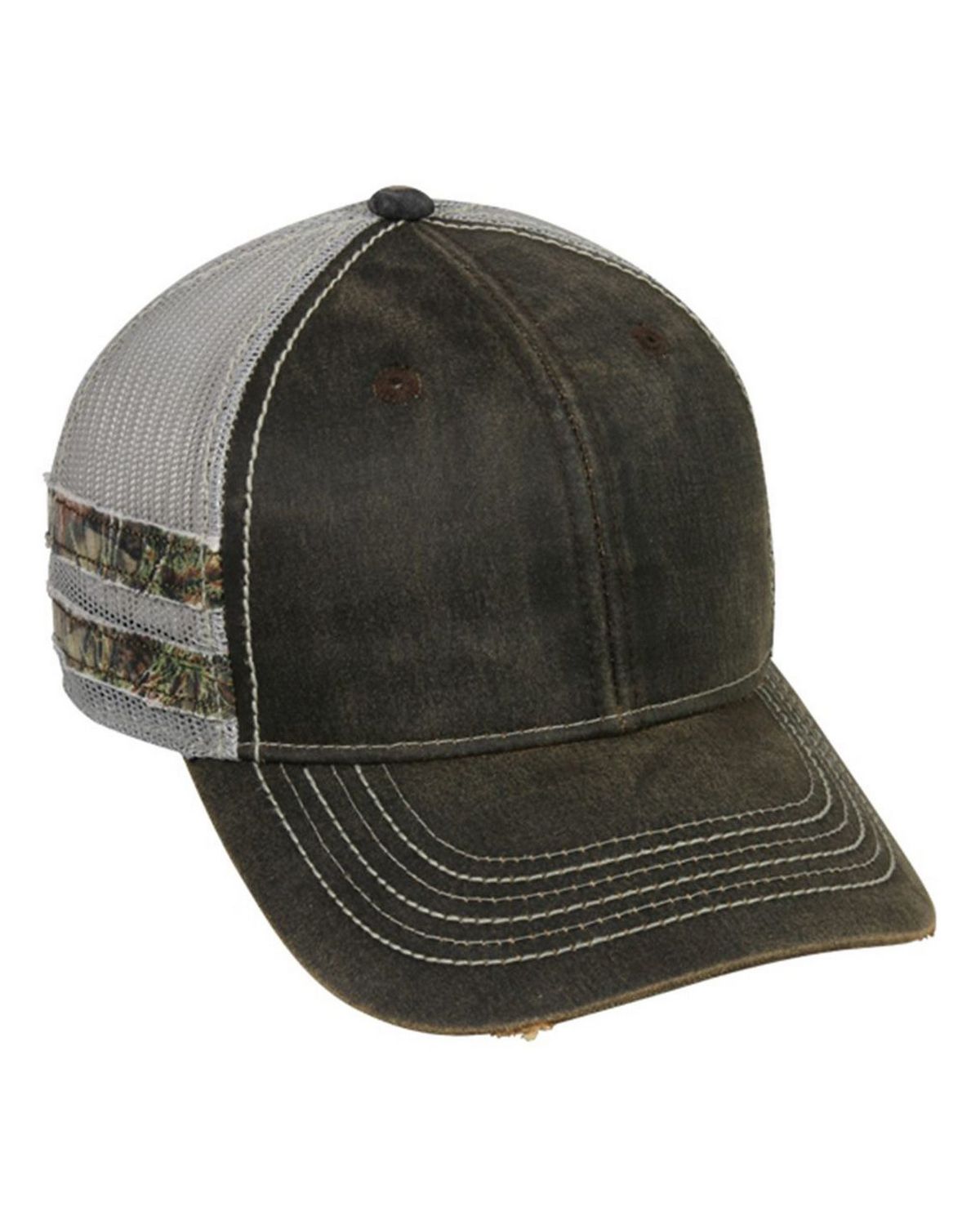 Outdoor Cap HPC400M | Outdoor Cap HPC400M Frayed Camo Stripes Cap