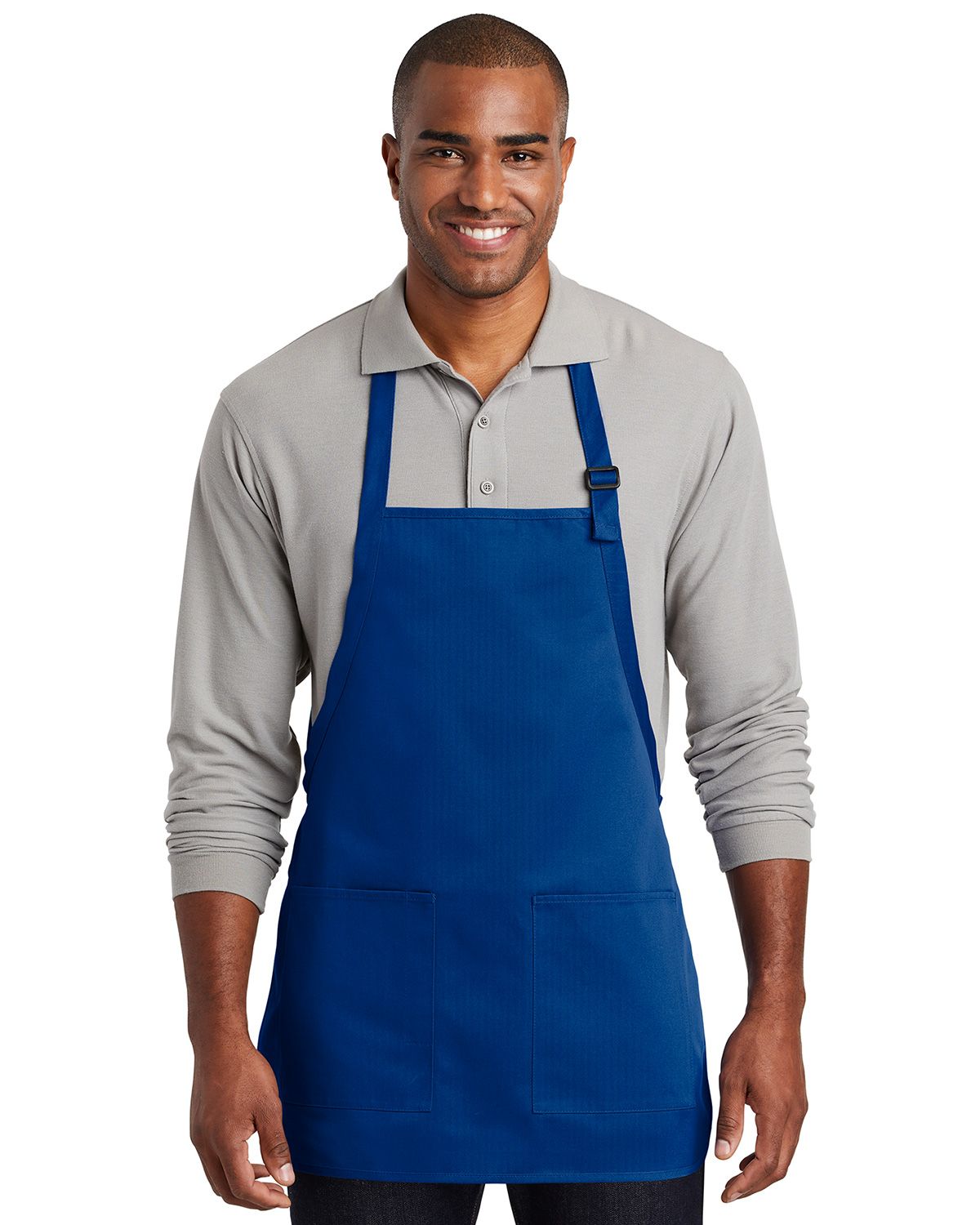 Port Authority A601 | Port Authority A601 Medium-Length Two-Pocket Bib ...