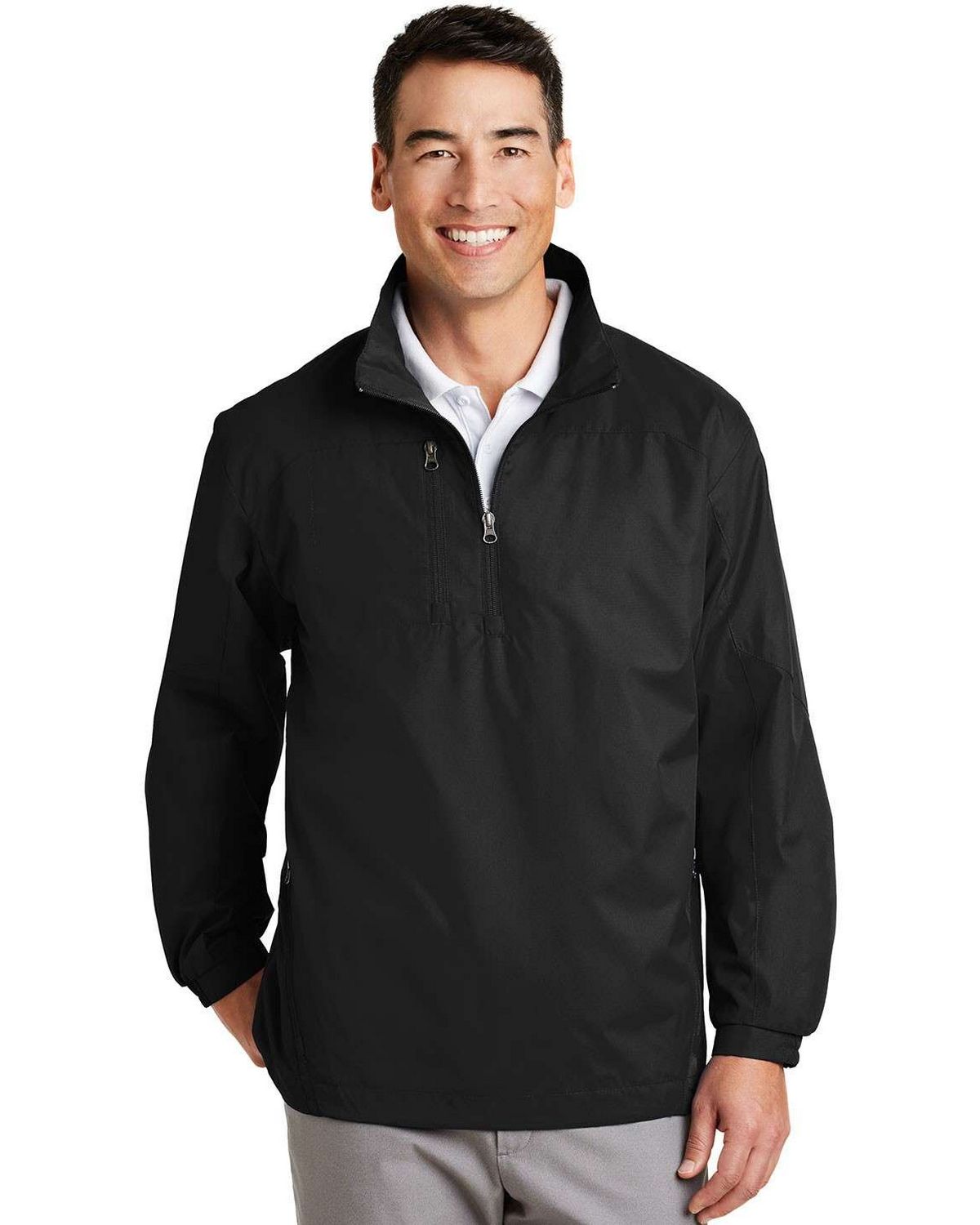 Port Authority J703 Men's 1/2-Zip Wind Jacket