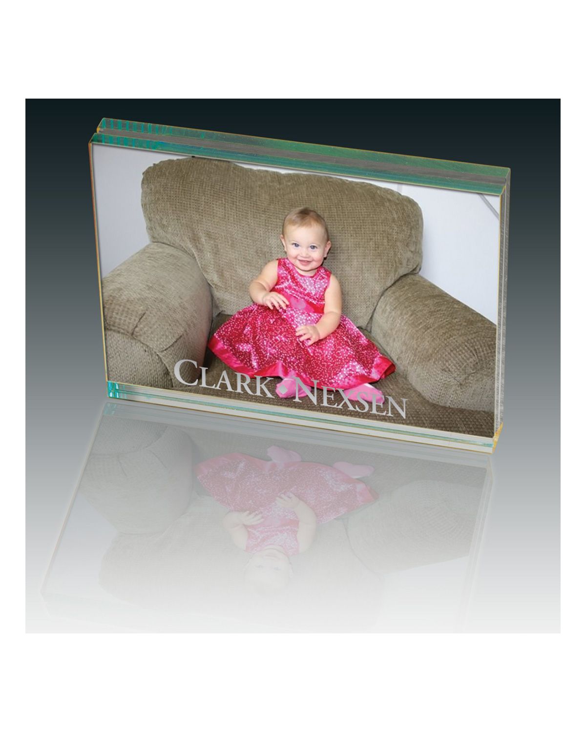 Atrium Glass Large Desk Photo Frame - Free Shipping Available