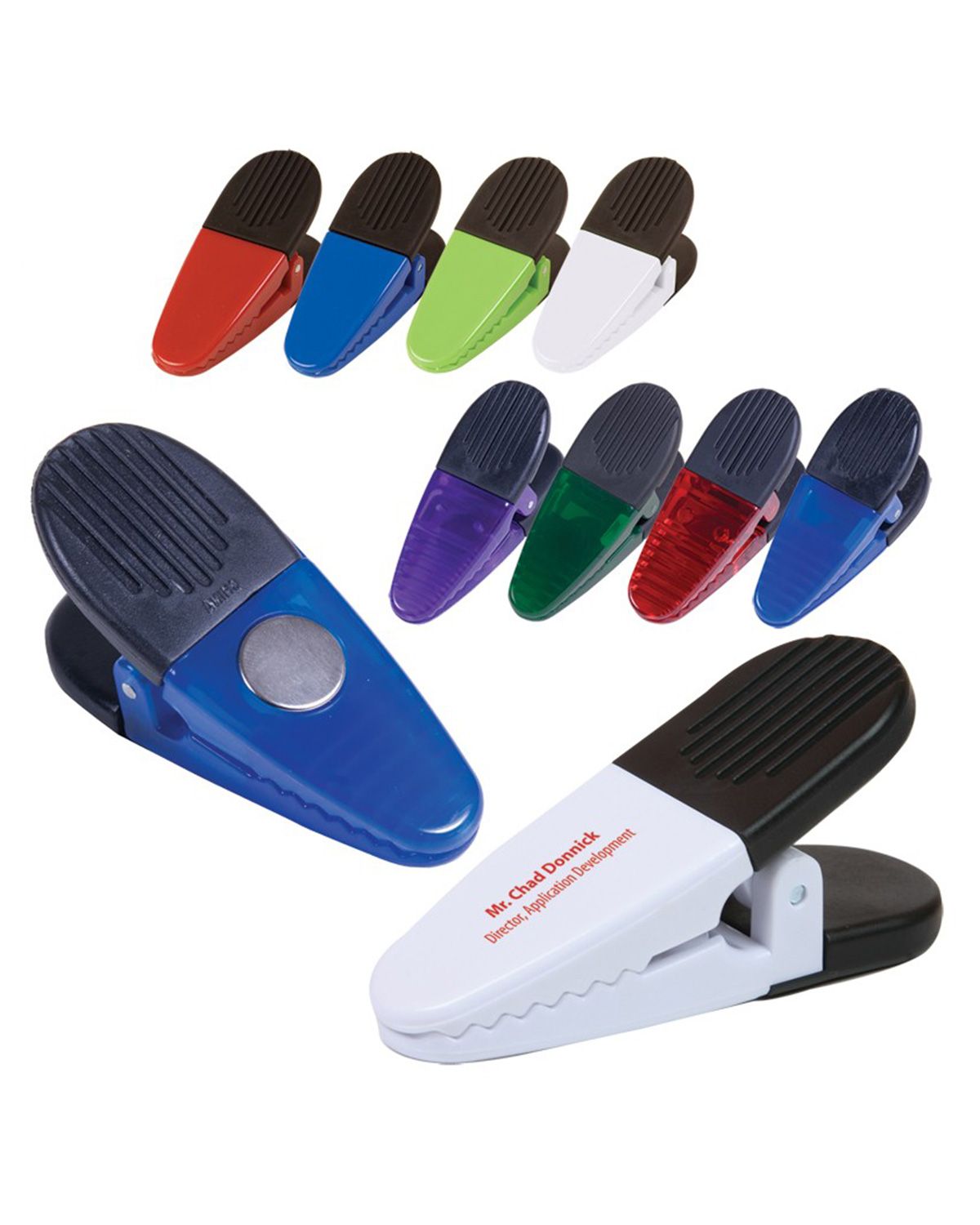 MC100 Pad Print Jumbo Magnetic Memo Clip