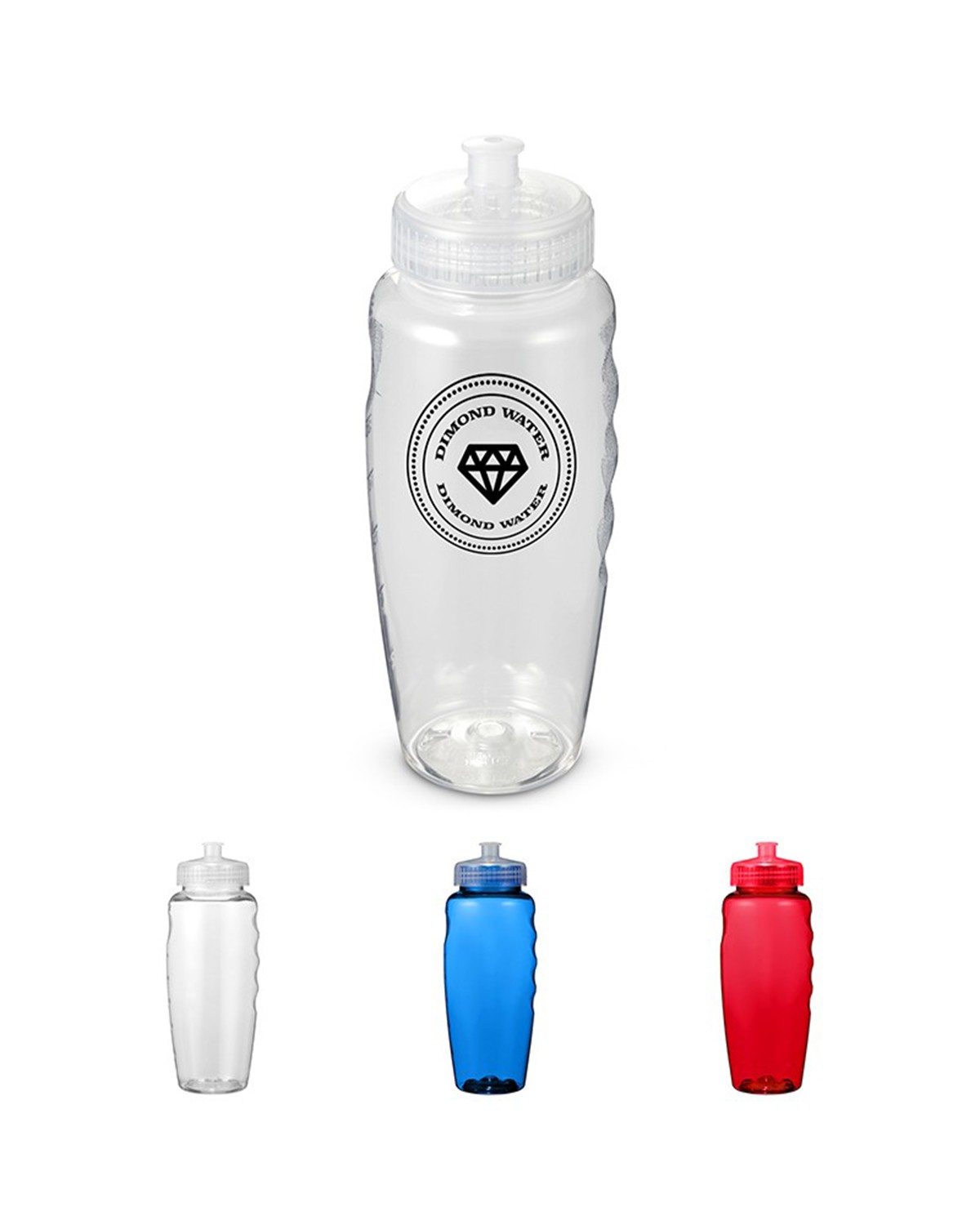 PL-0563 Screen Printed Polyclear™ 30 Oz Gripper