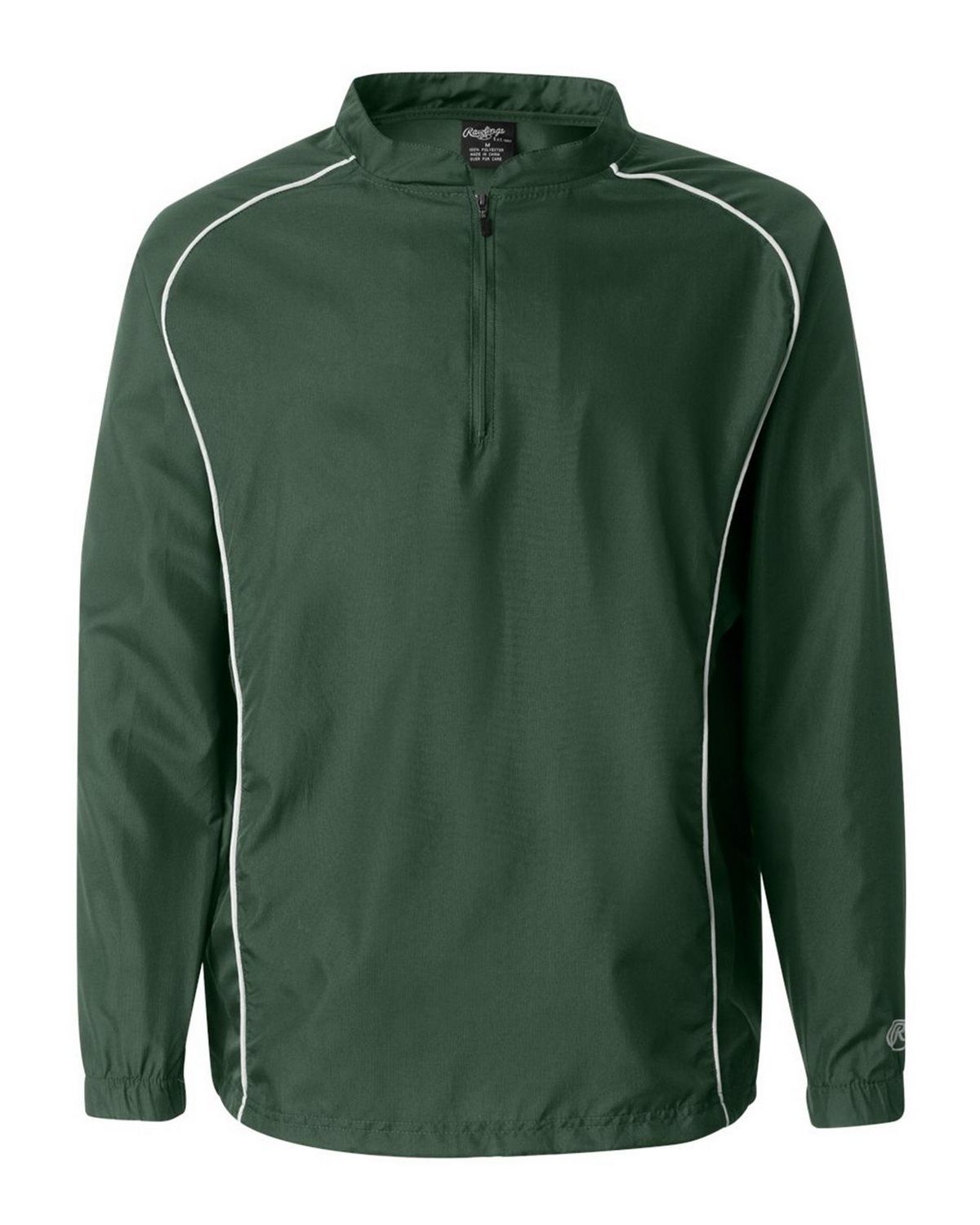 Rawlings 9715 | Rawlings 9715 Men's Poly Dobby Quarter-Zip Pullover