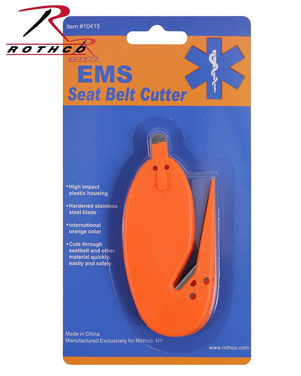 Rothco 10415 | Rothco 10415 EMS Belt Cutter / Lifesaver Tool