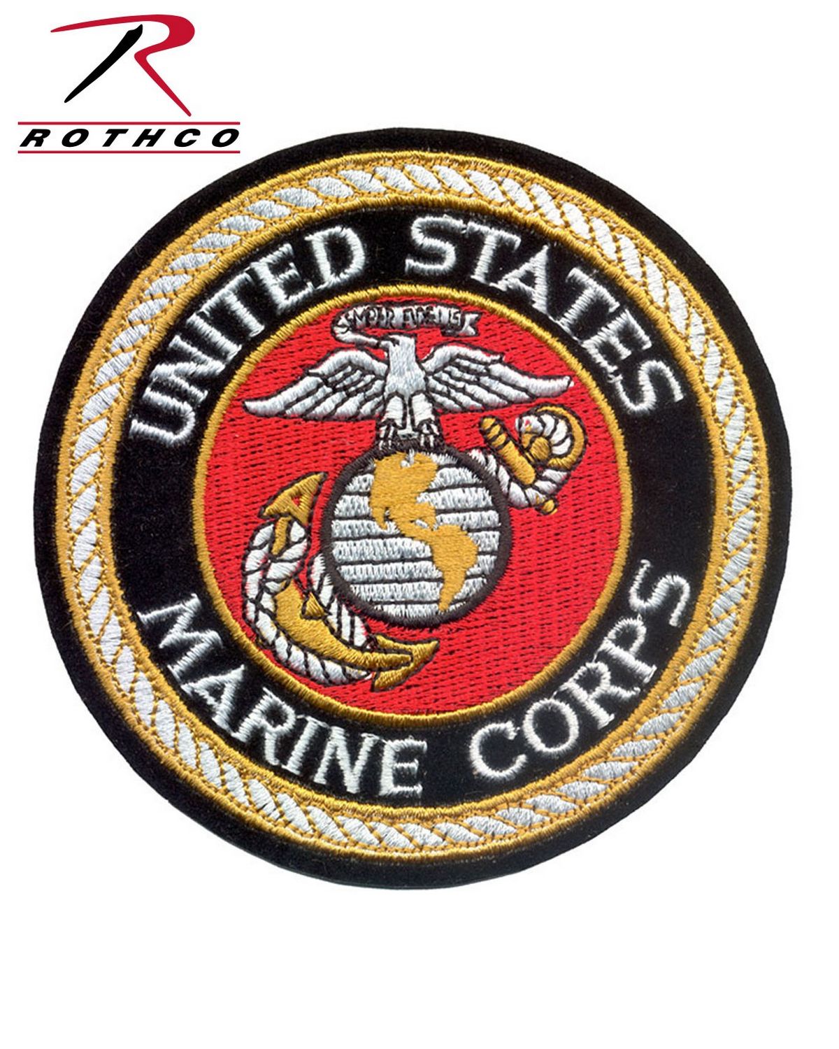 Rothco 1549 | Rothco 1549 Deluxe Round U.S.M.C. Patch