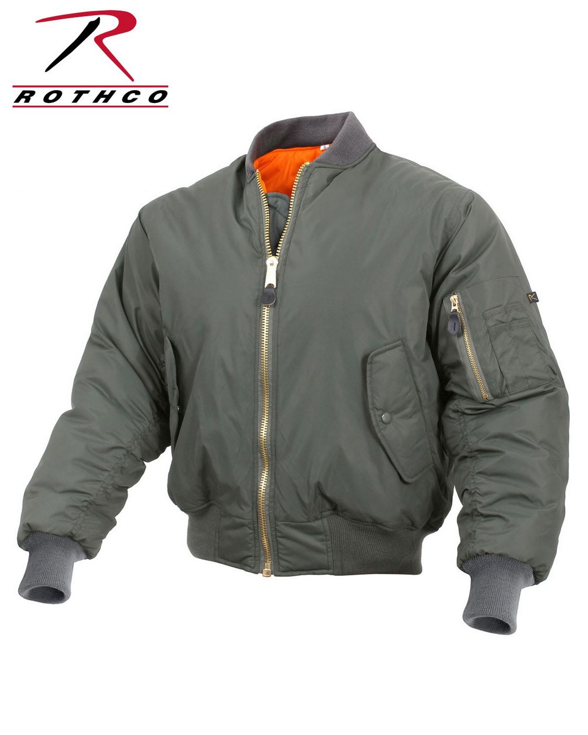 Rothco 2860 | Rothco 2860 Men's Enhanced Nylon MA-1 Flight Jacket