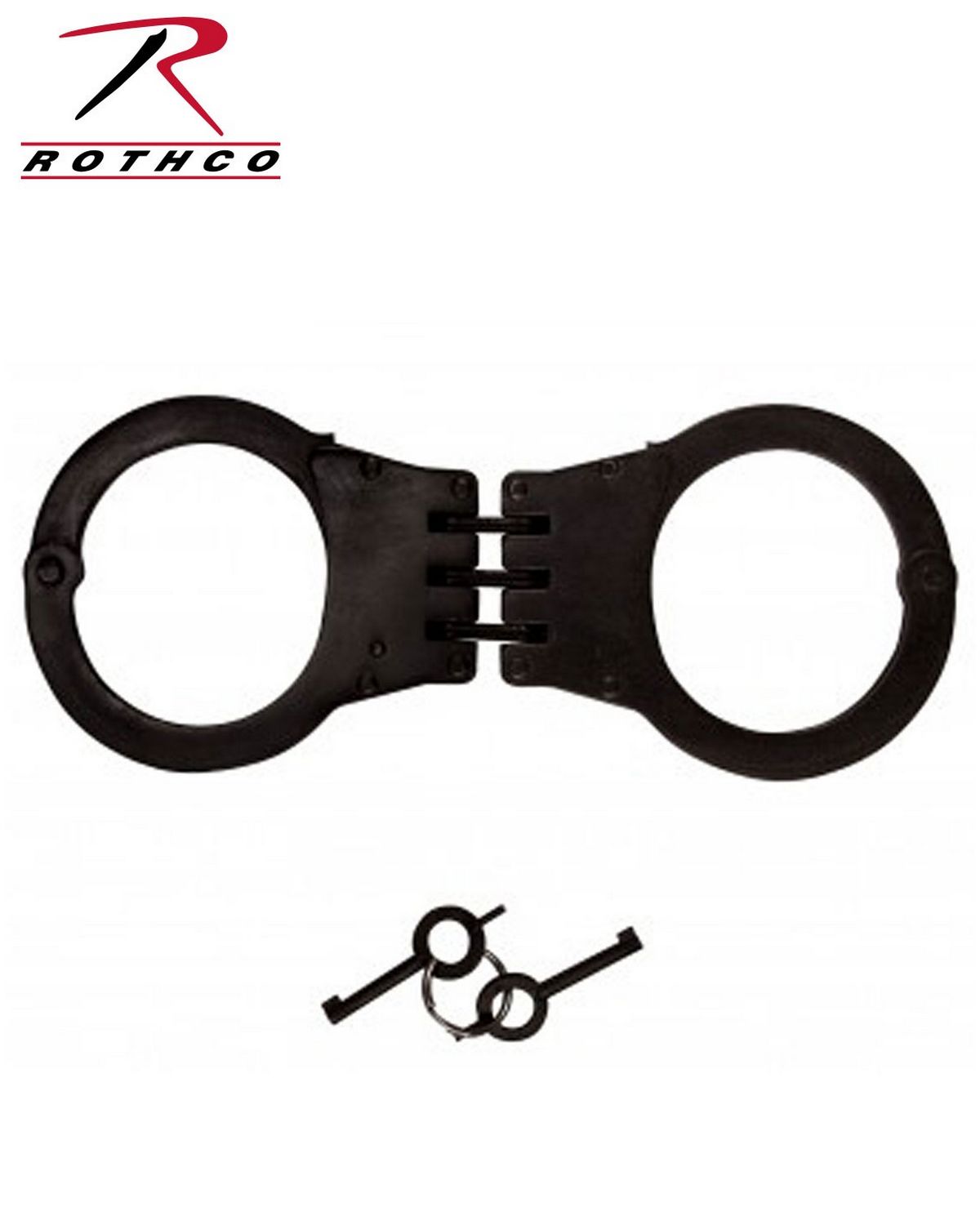 Rothco 30092 | Rothco 30092 Deluxe Hinged Handcuffs / Nickel Plated