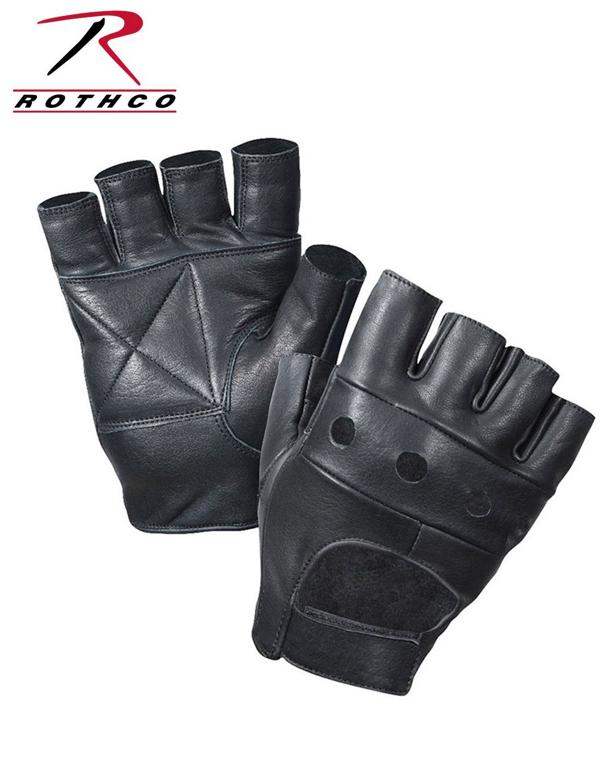 Rothco 3498 | Rothco 3498 Fingerless Biker Gloves