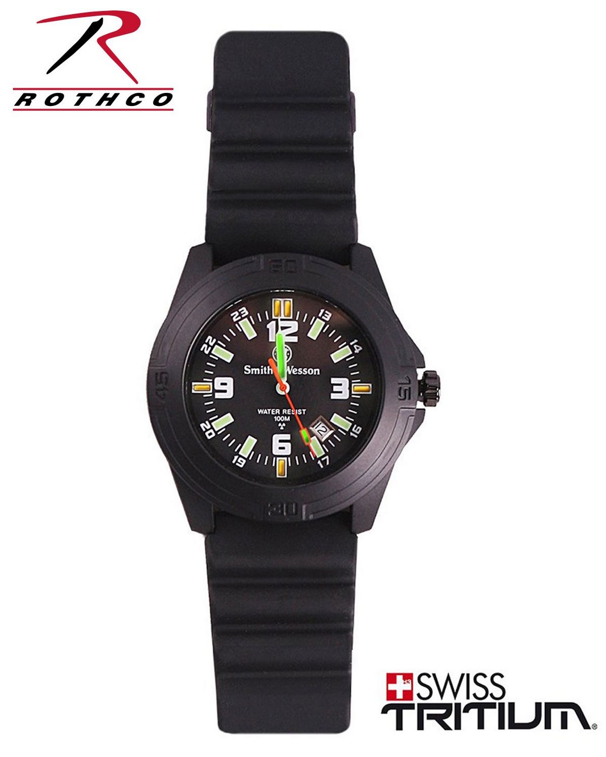 Rothco 4315 | Rothco 4315 Smith & Wesson Tritium Soldier Watch