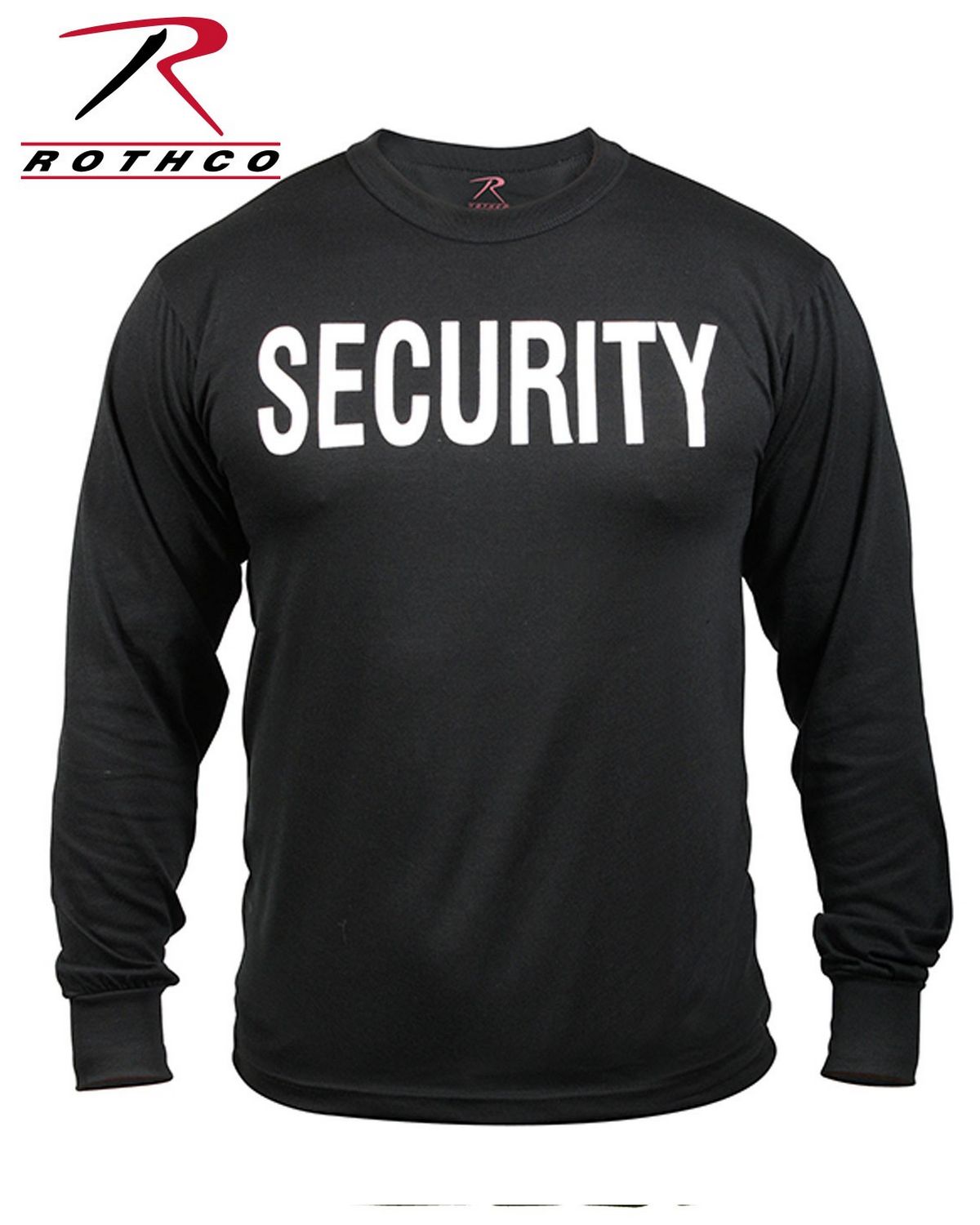 Rothco 60222 | Rothco 60222 Men's 2-Sided Security Long Sleeve T-Shirt